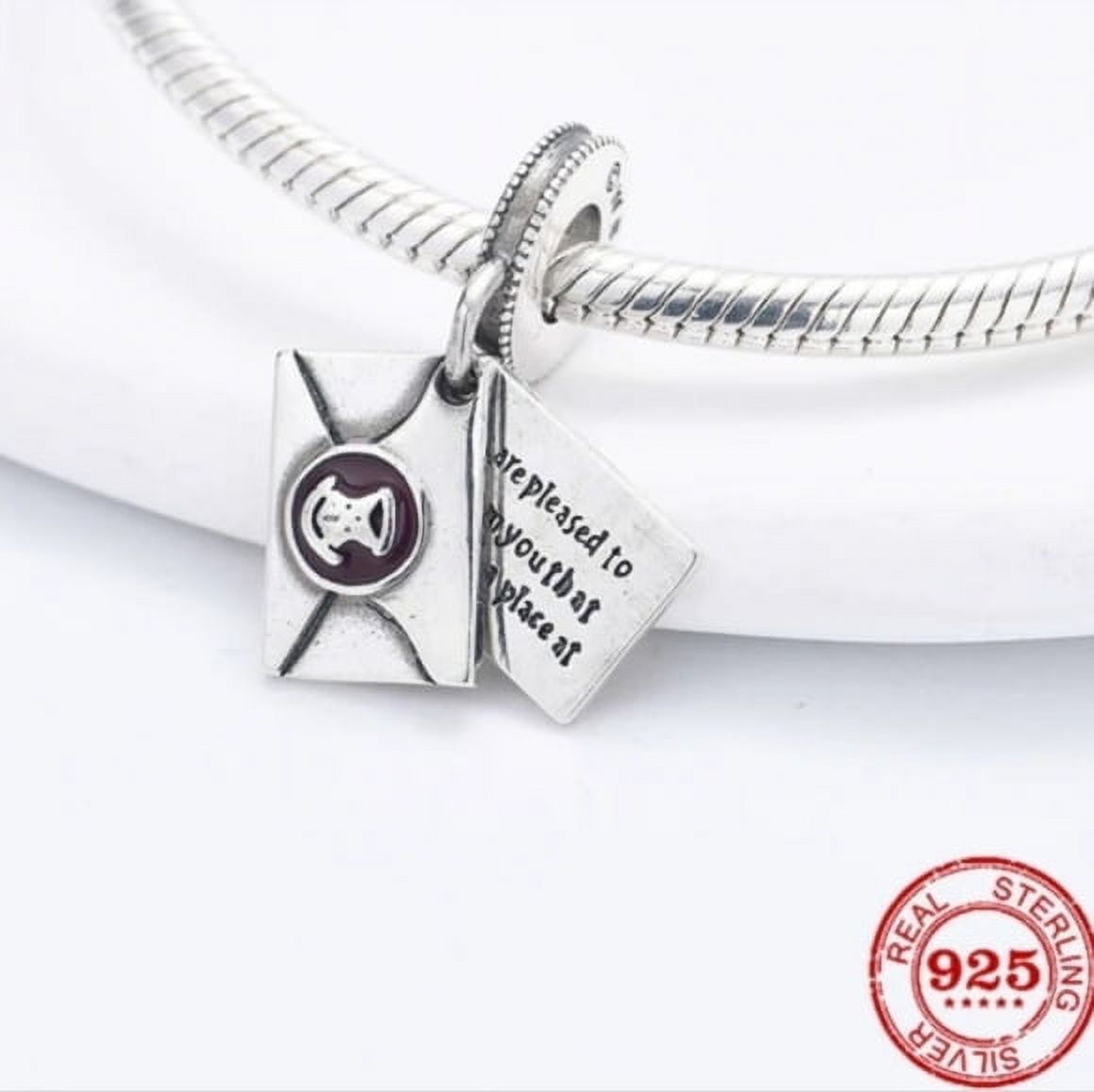 Pa-nd-ora Sterling Silver 925 Hogwarts Letter Harry Potter Dangle ...