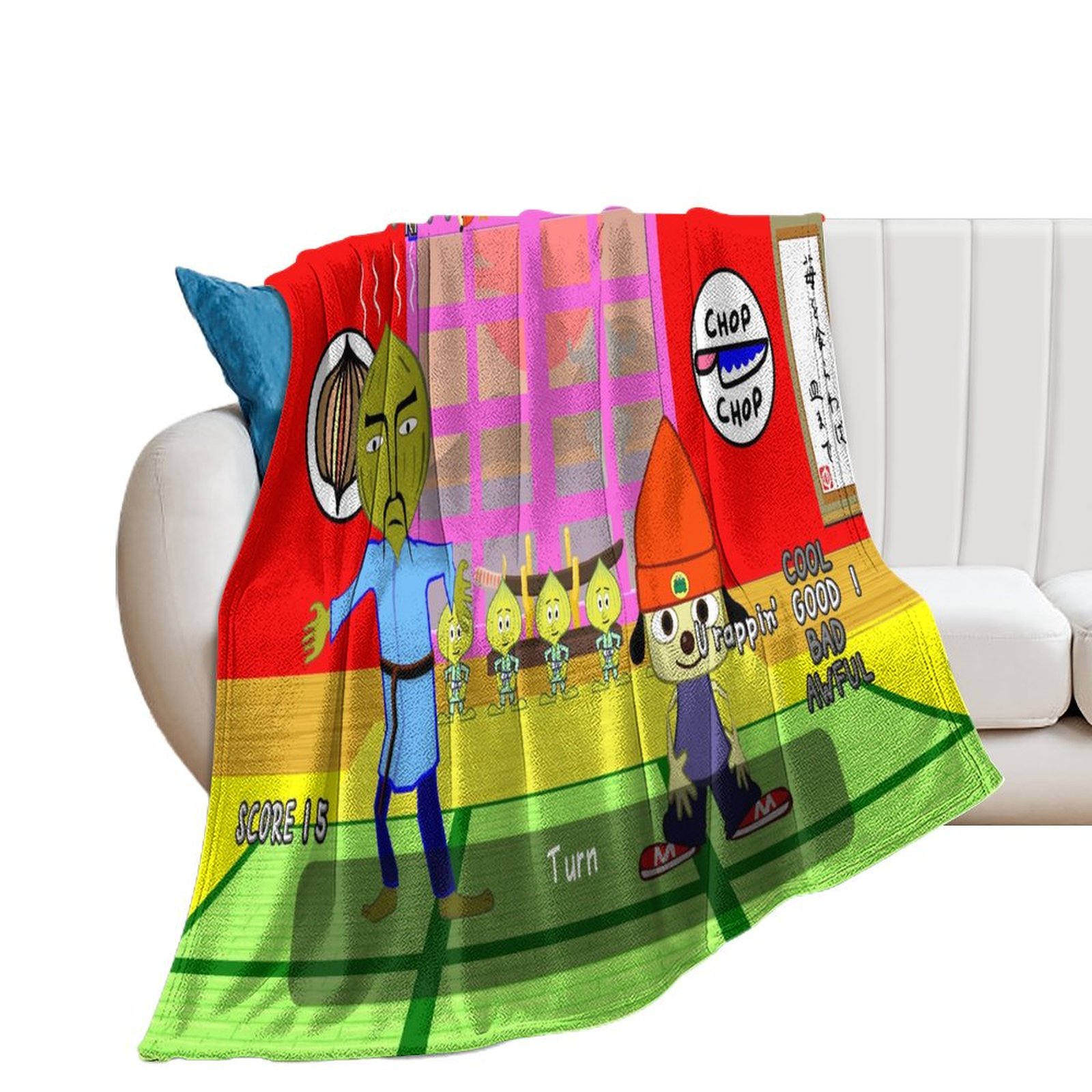 PaRappa The Rapper (1)Blanket Lunch break camping cooling blanket beach ...