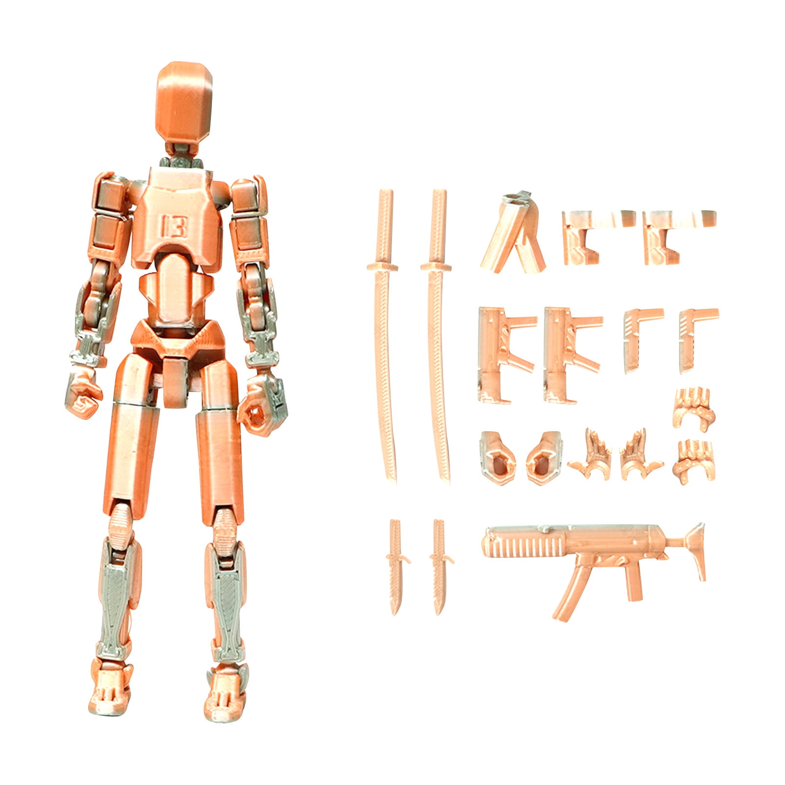 Paaisye 3d Printed Mannequin Toys Multi Jointed Movable Robots Mannequin Action Dolls That