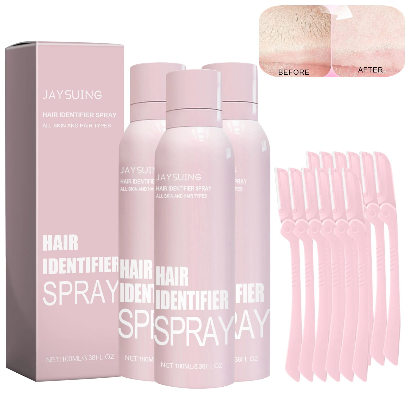 Paaisye Hair Identifier Spray, Hair Identifier Spray for Face Shaving ...