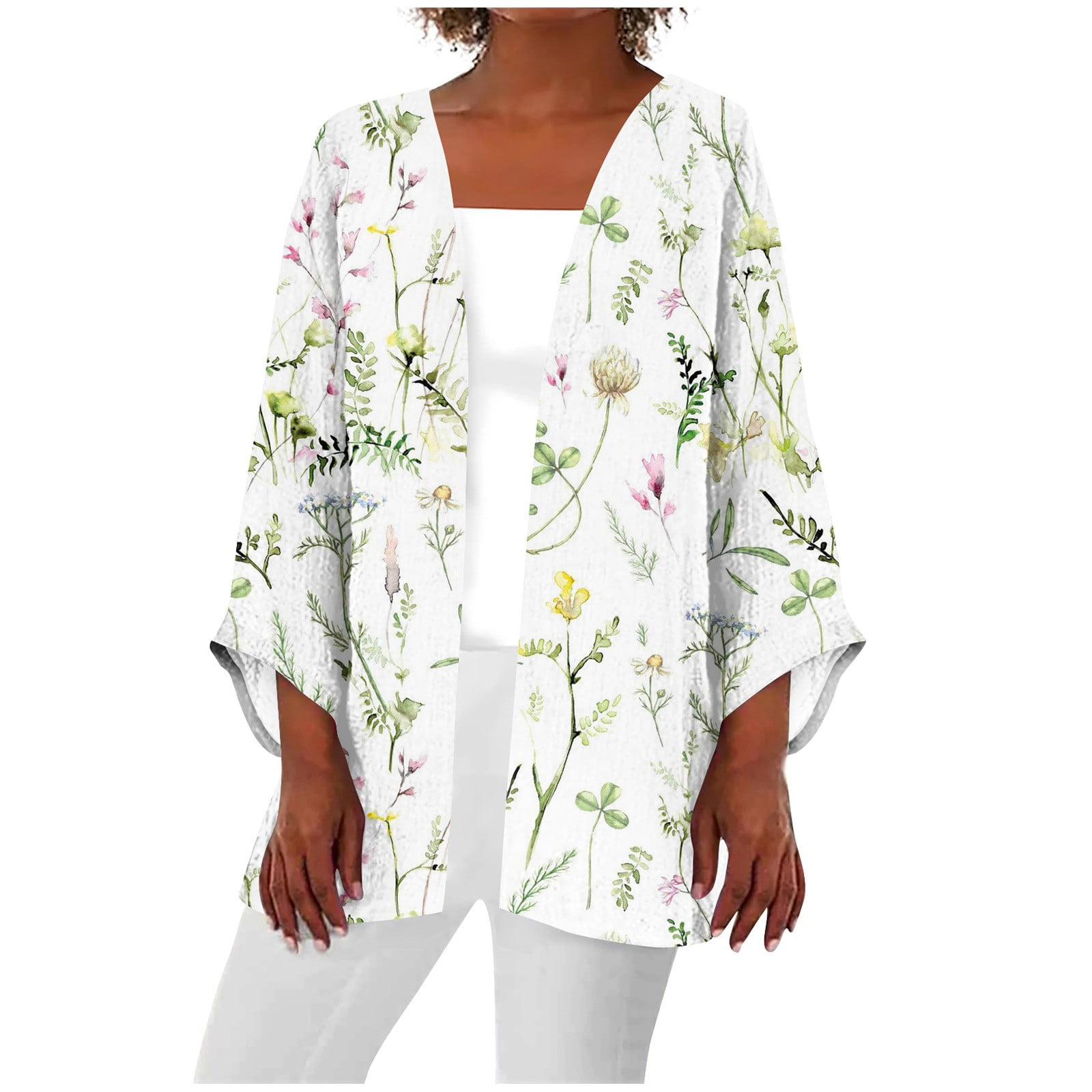 Paaisye Open Front Cardigan For Women Fashion Dressy Casual Beach Wear