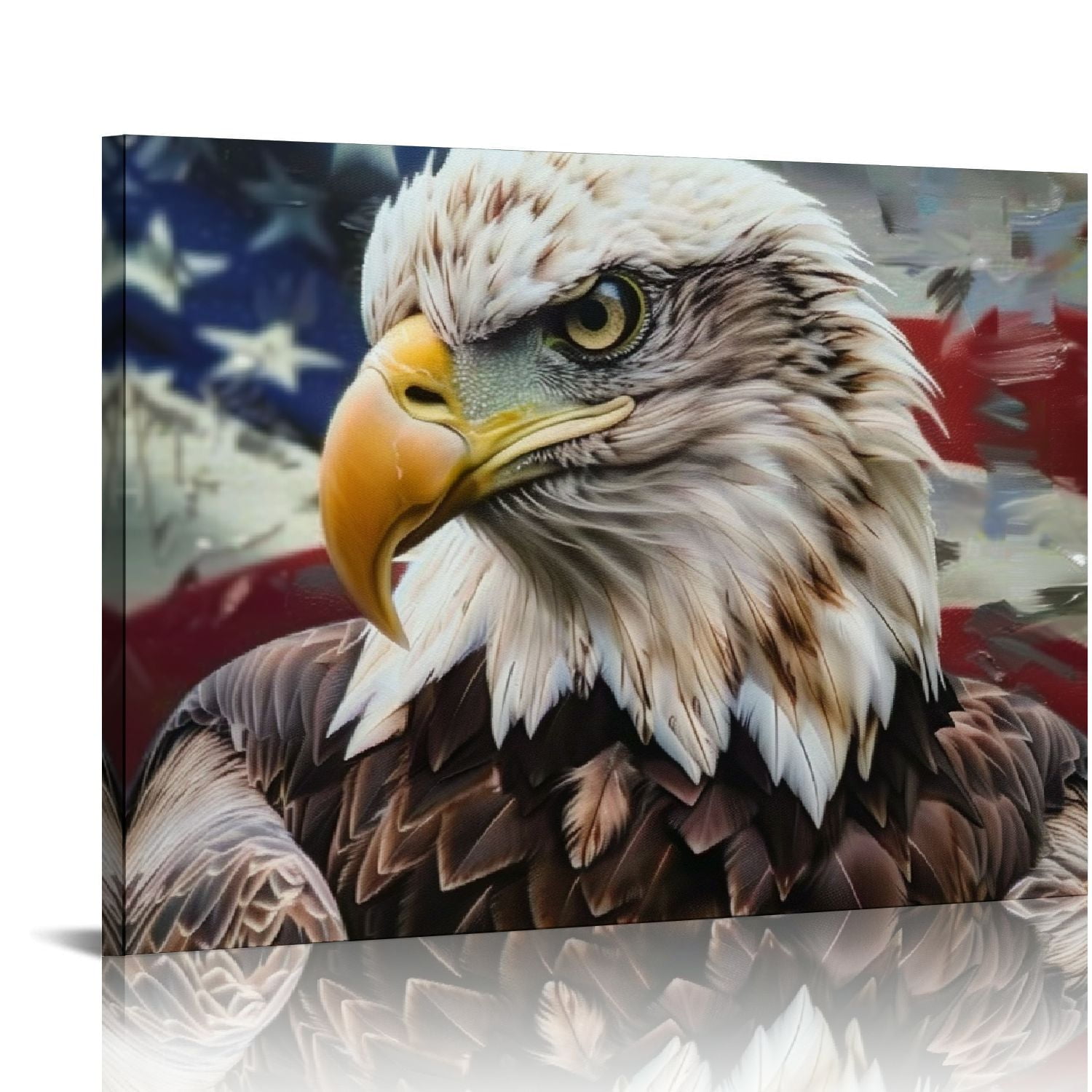 Paancat, Bald, Eagle, Flag, Mark, Faen, At, Estehetic, Post, Plint Wall ...