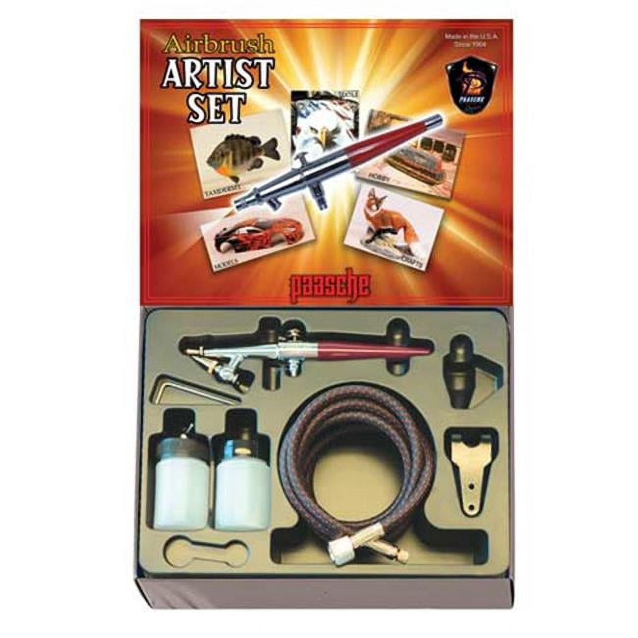 Paasche 2000H Single Action External Airbrush Mix Set with 0.64 mm Head ...