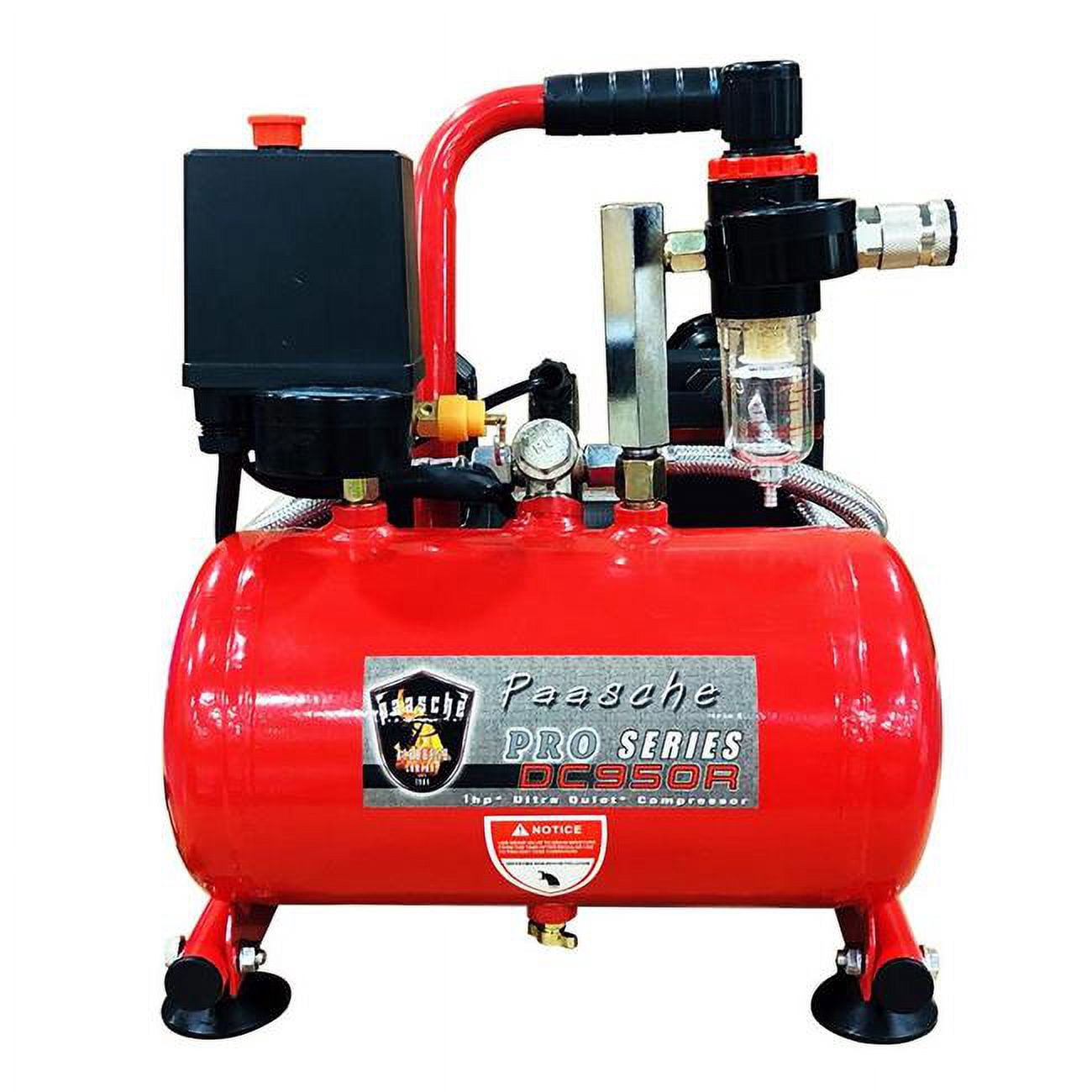 Paasche Airbrush DC950R Compressor with Tank & Regulator - Walmart.com