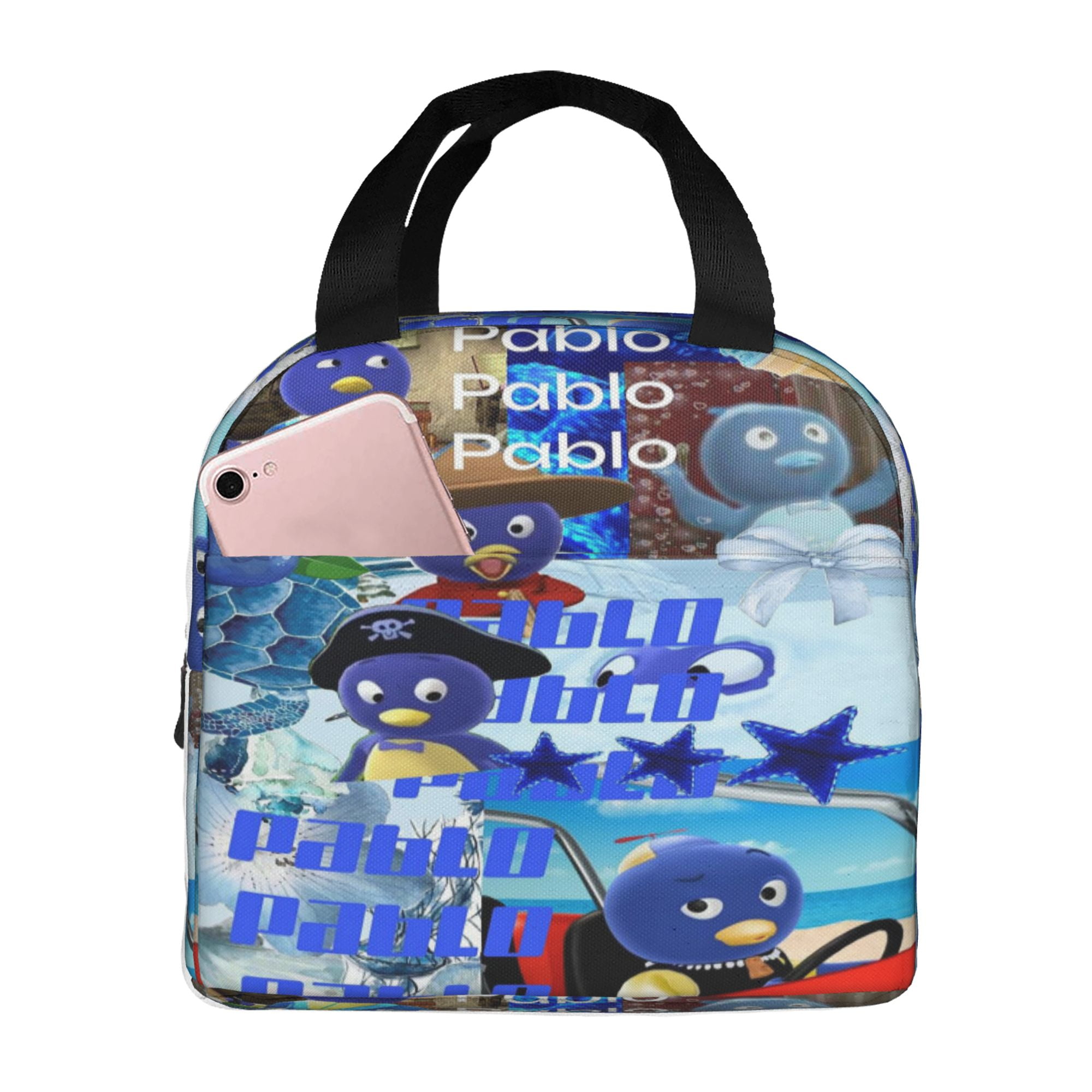 Pablo Backyardigans Lunch Bag Portable Tote Bag Insulated Lunch Box ...