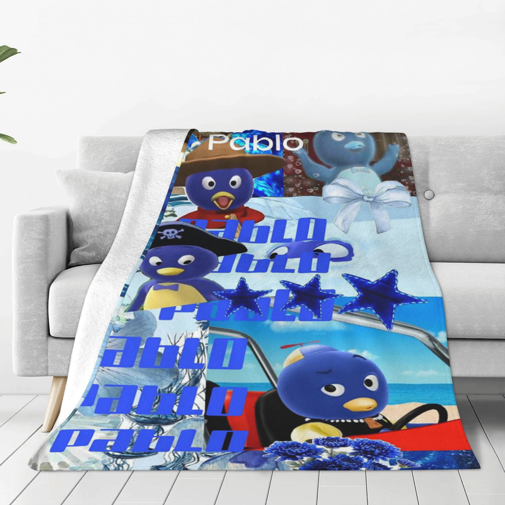Pablo Backyardigans Soft Lightweight Bed Blankets Plush Fuzzy Cozy ...