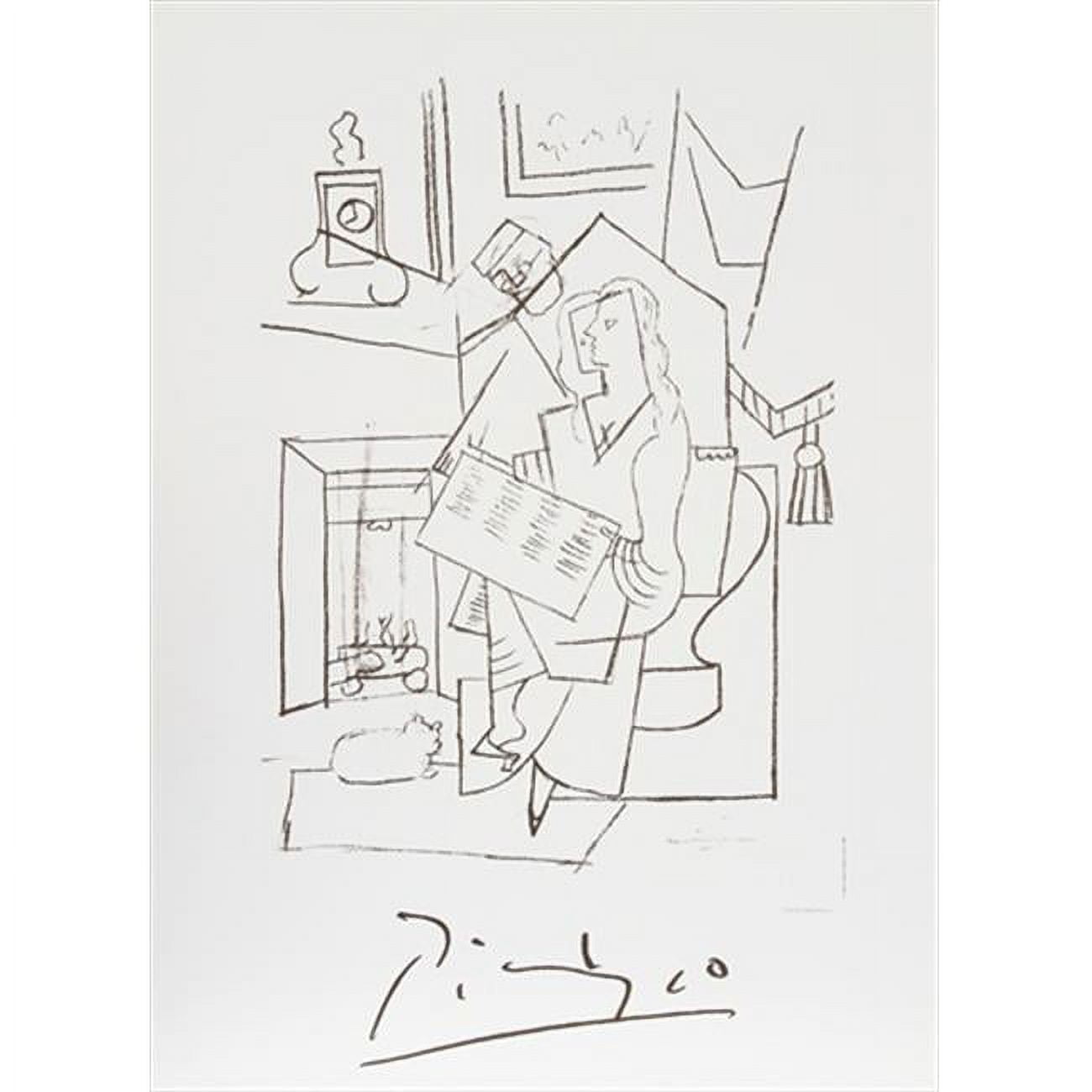 Pablo Picasso 2065 Femme Dans un Fauteuil- Lithograph on Paper 29 In. x ...