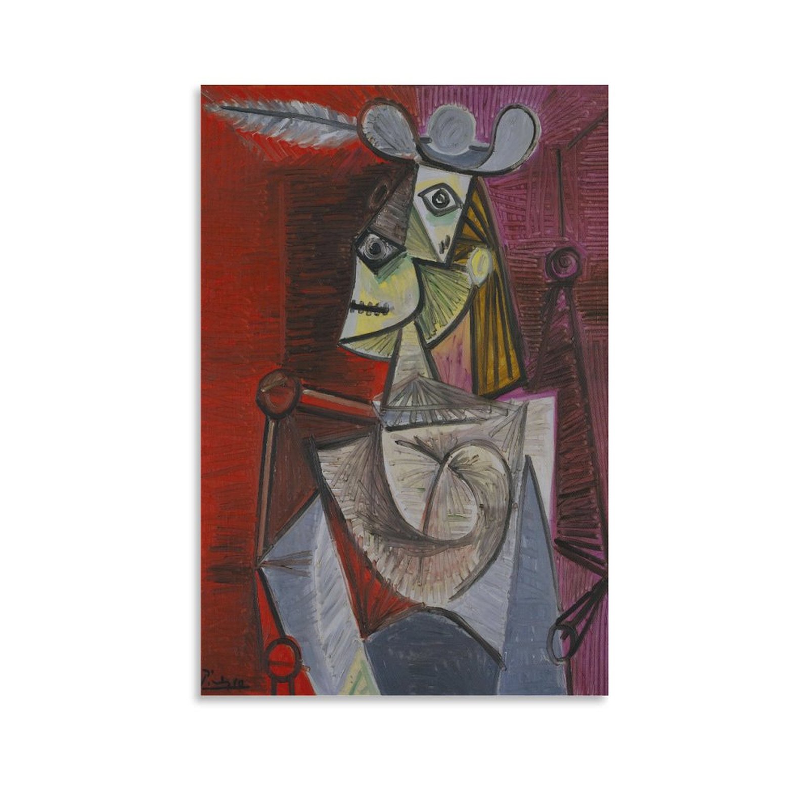 Pablo Picasso Abstract Print Painting (15) Artworks Canvas Poster Room ...
