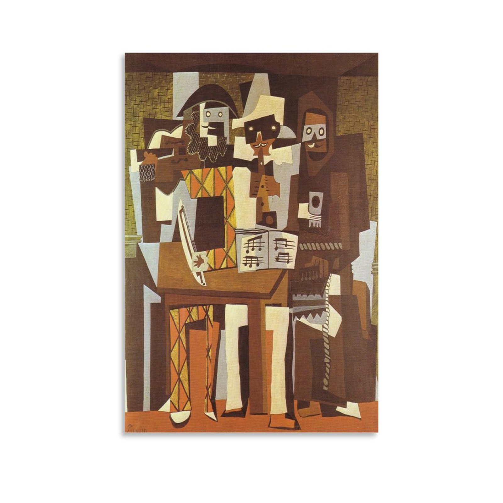 Pablo Picasso Abstract Print Painting (163) Artworks Canvas Poster Room ...