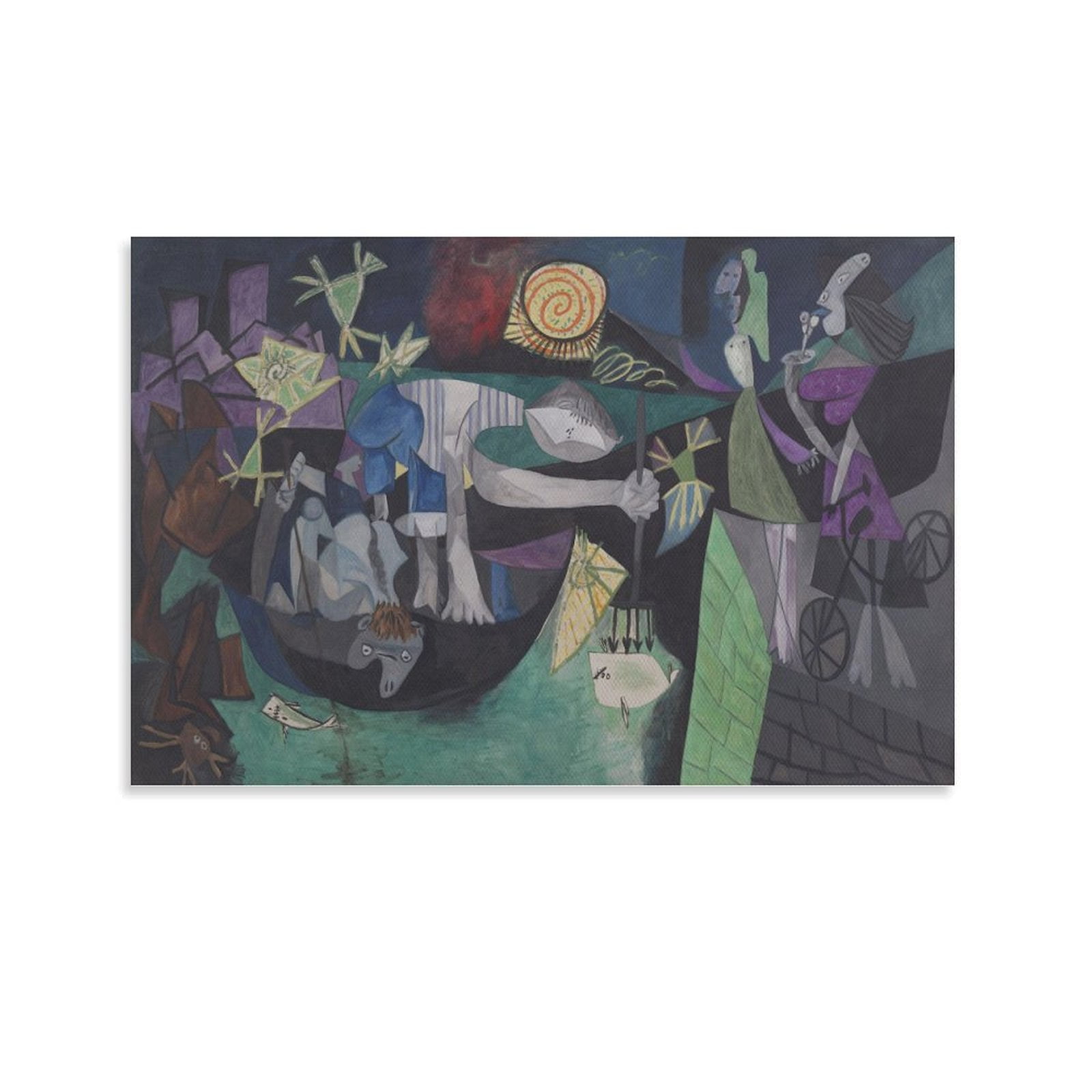 Pablo Picasso Abstract Print Painting (41) Canvas Poster Wall Art ...