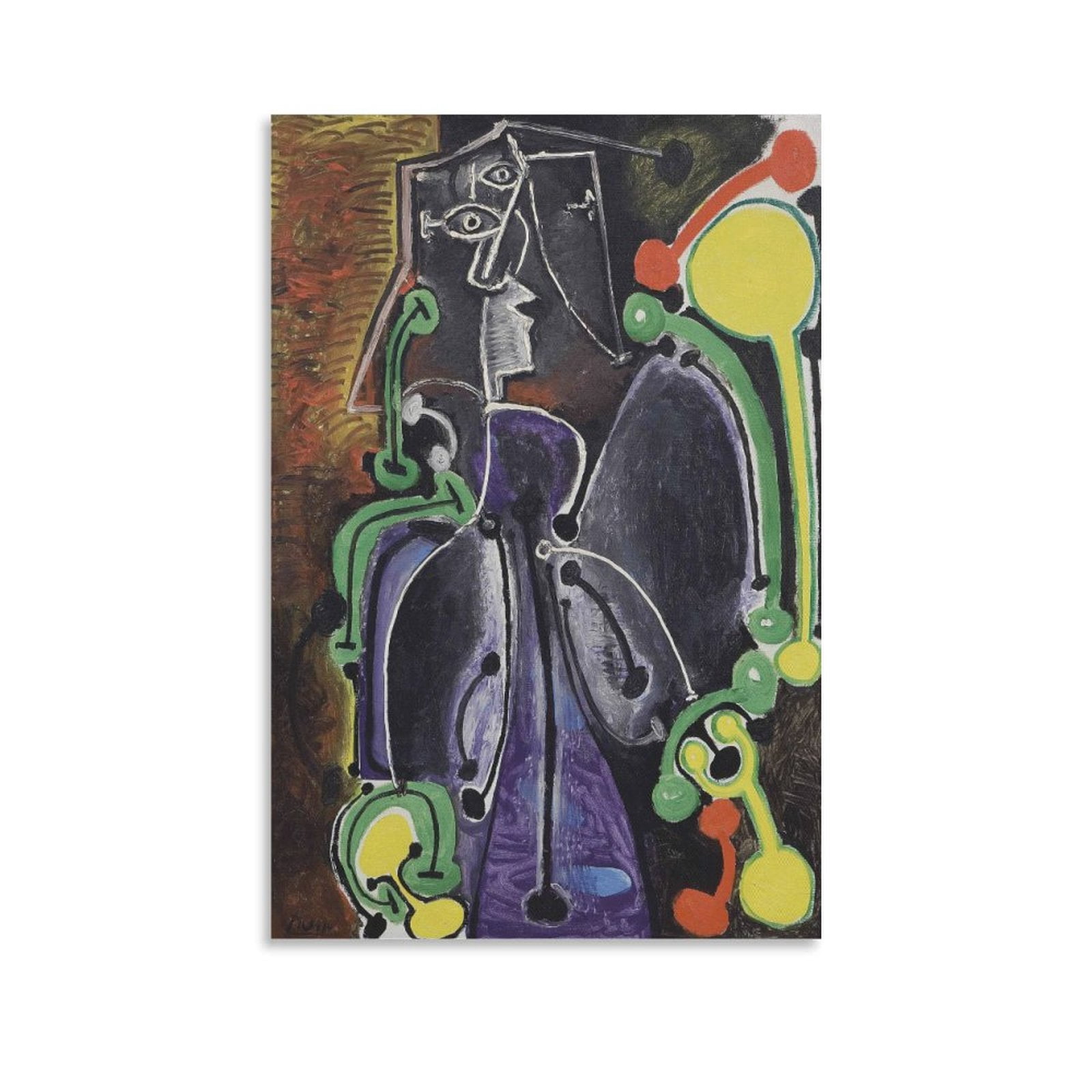 Pablo Picasso Abstract Print Painting (69) Room Aesthetic Poster Print ...