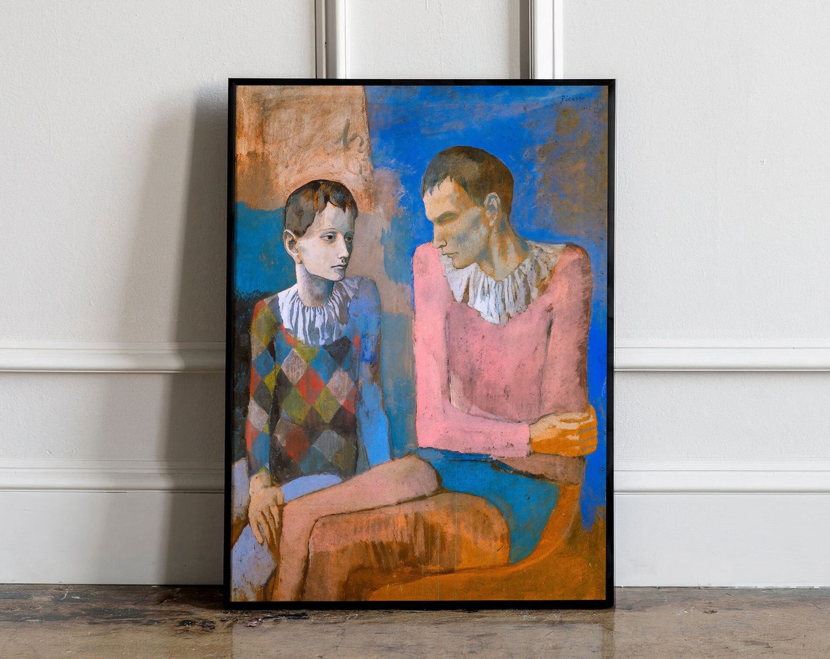 Pablo Picasso Acrobat and young harlequin Print, Pablo Picasso ...