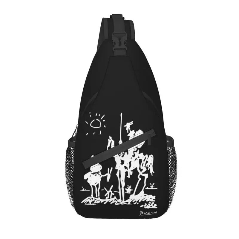 Pablo Picasso Don Quixote Sling Crossbody Chest Bag Men Casual Spanish ...