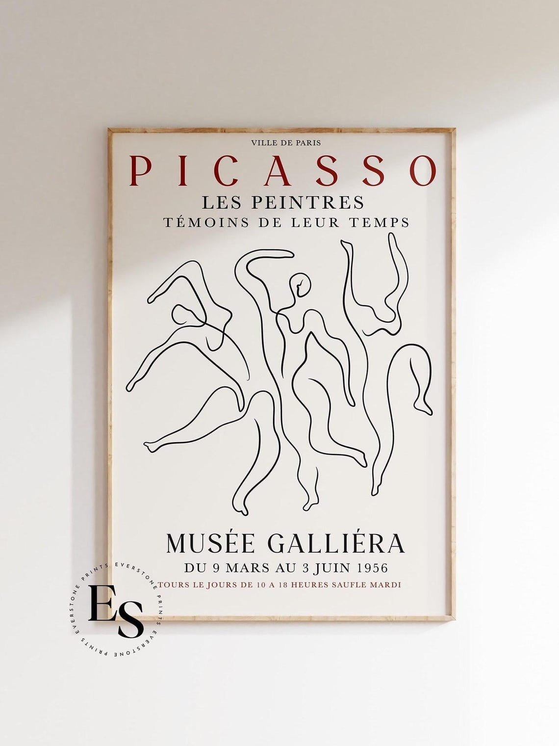 Pablo Picasso Exhibition Print, Exhibition Poster, Picasso Poster, Mid ...