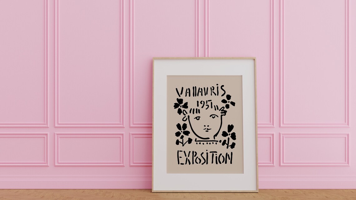 Pablo Picasso Exhibition Wall Art,Litographe,Vintage Picasso Print ...
