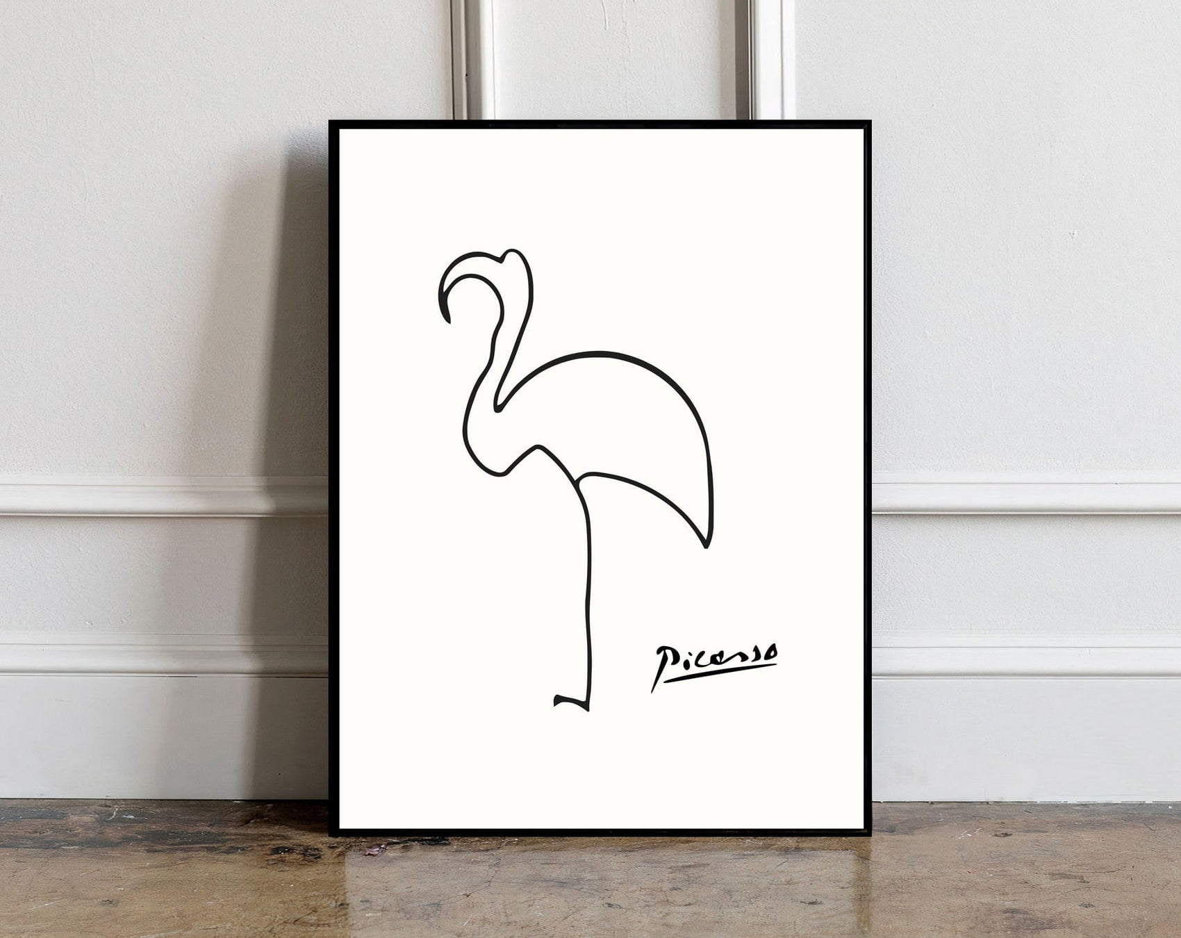 Pablo Picasso - Flamingo poster, Picasso Exhibition poster, Picasso ...