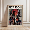 Pablo Picasso Inspired Abstract Sun Face Version Five, Unframed Poster ...