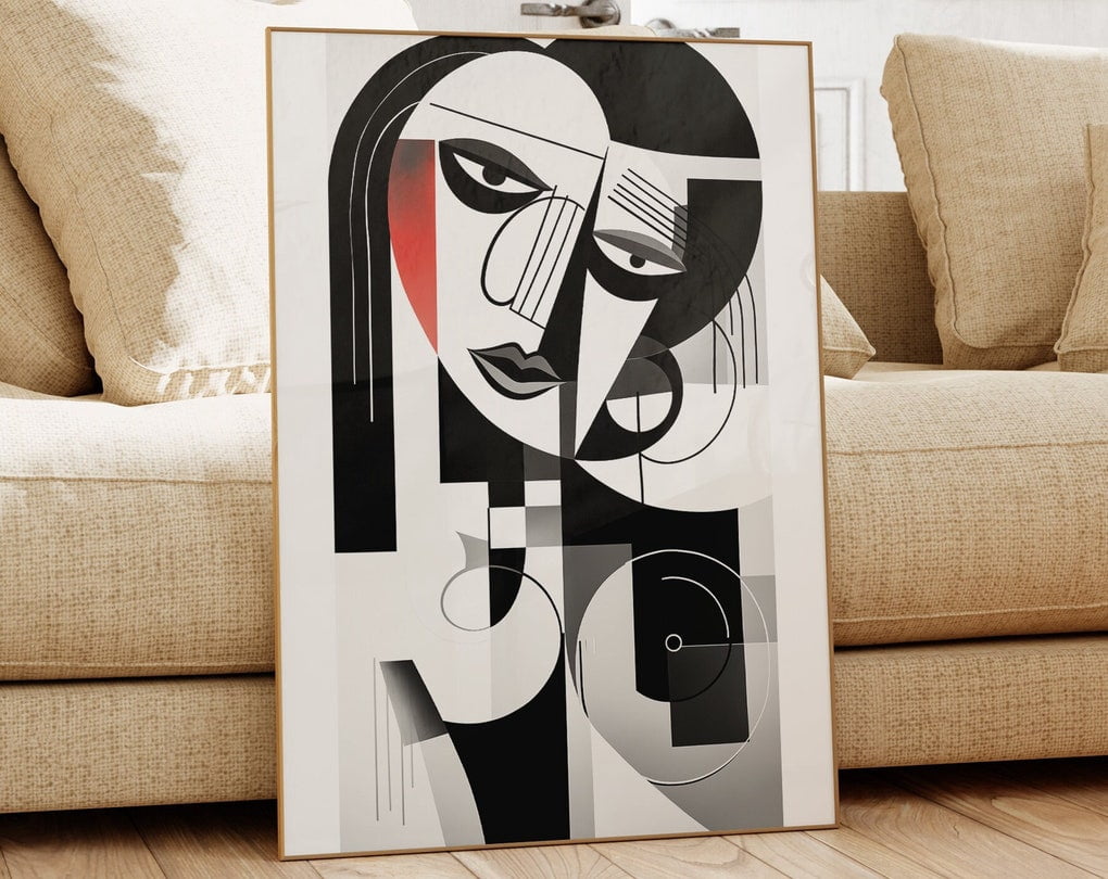 Pablo Picasso Poster, Abstract Vintage Art Print, Minimalist Gift Idea ...