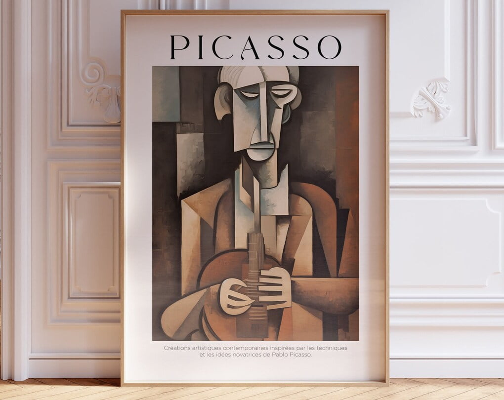 Pablo Picasso Poster, Abstract Vintage Art Print, Minimalist Gift Idea ...