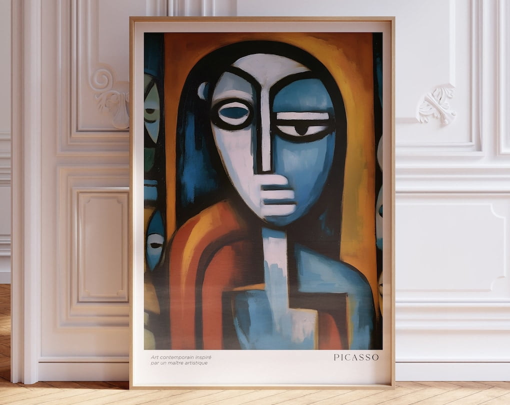 Pablo Picasso Poster, Abstract Vintage Art Print, Minimalist Gift Idea ...