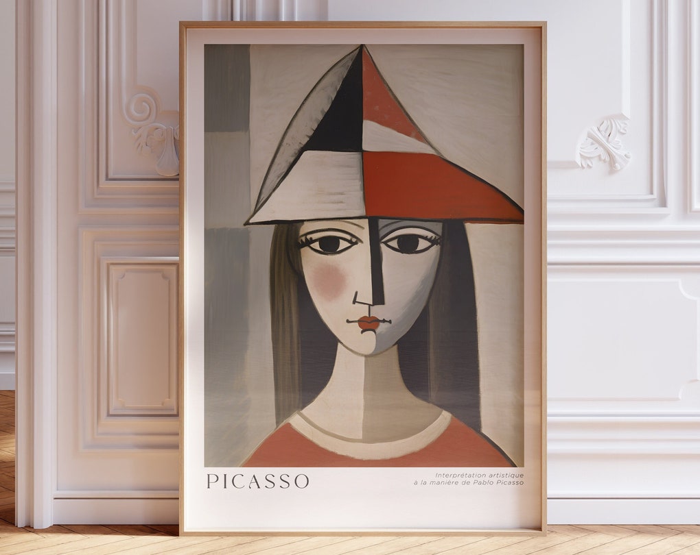 Pablo Picasso Poster, Abstract Vintage Art Print, Minimalist Gift Idea ...