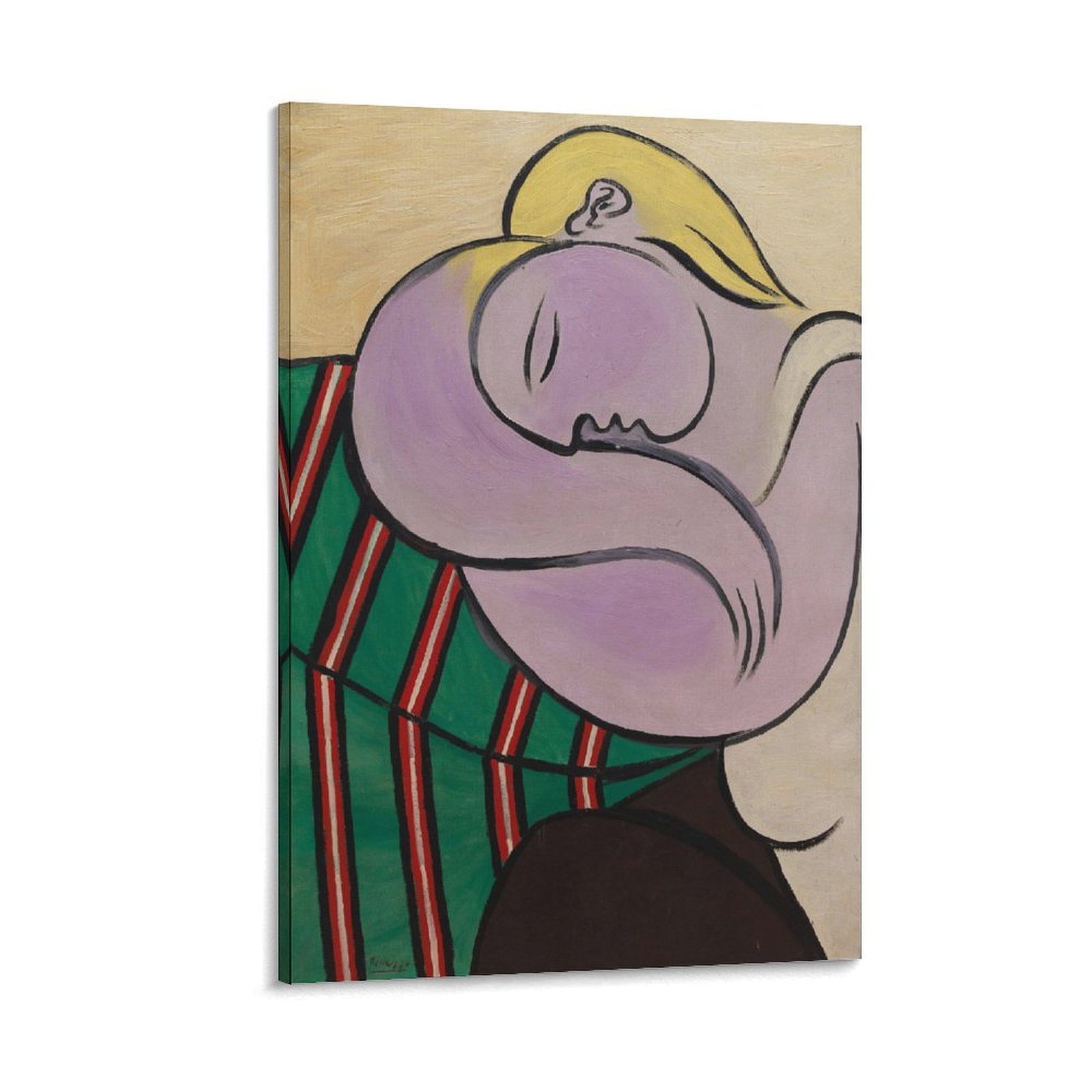 Pablo Picasso Spanish Woman with Yellow Hair Abstract Poster Picture ...