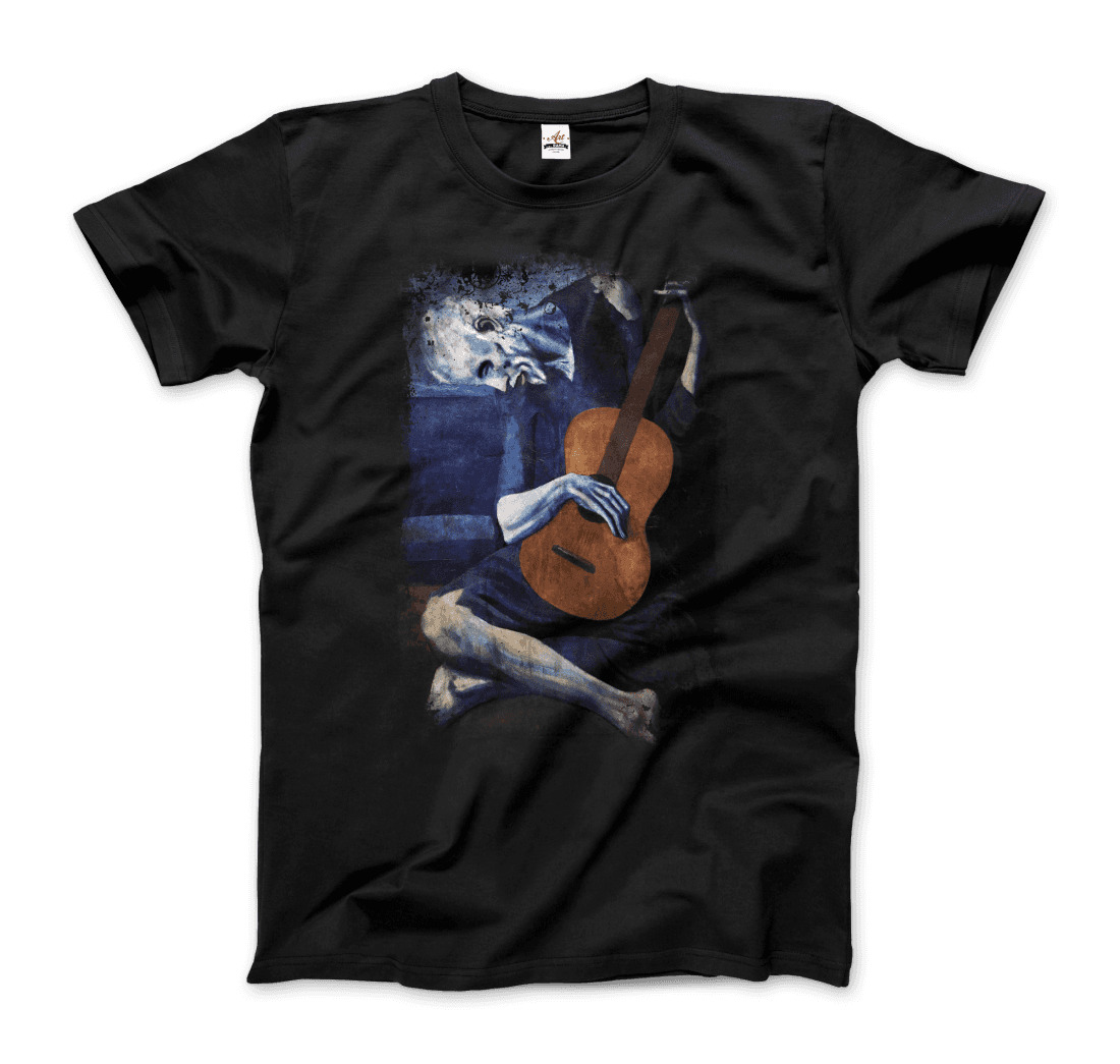 Pablo Picasso - The Old Guitarist Artwork T-Shirt - Walmart.com