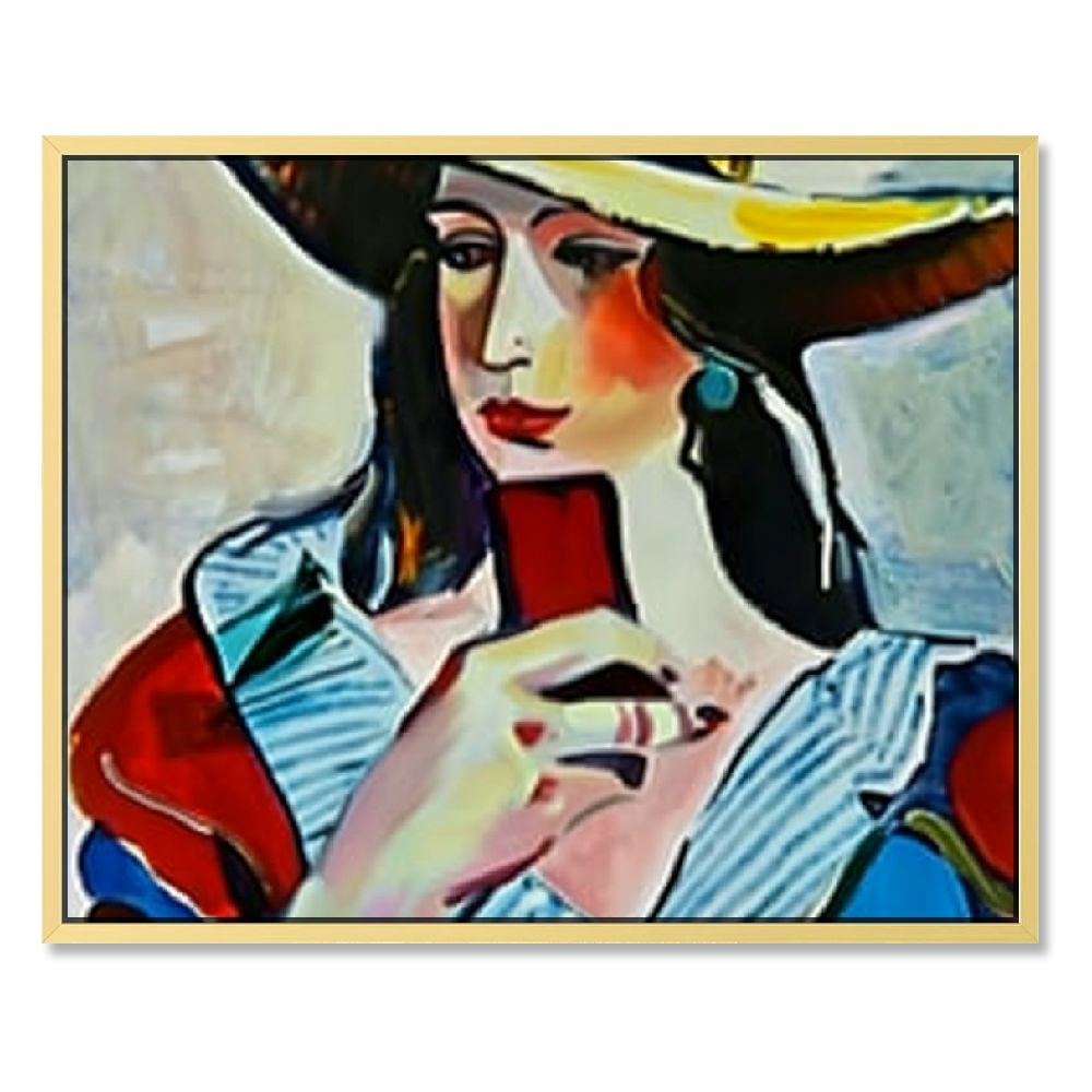Pablo Wall Art - Portrait of Marie Print - - Abstract Canvas Wall Art ...
