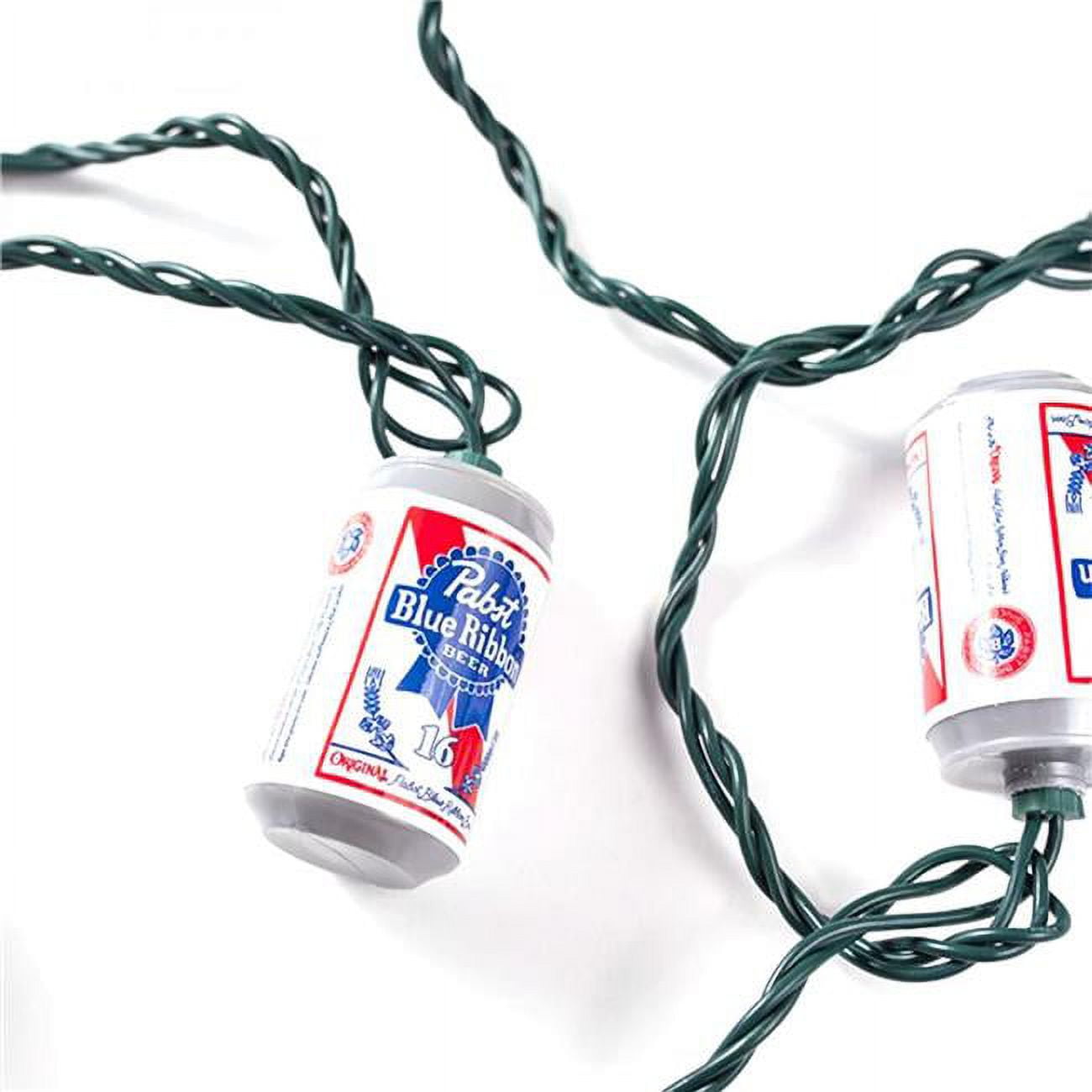 Pabst Blue Ribbon 49889 Pabst Blue Ribbon Beer Can String Lights ...
