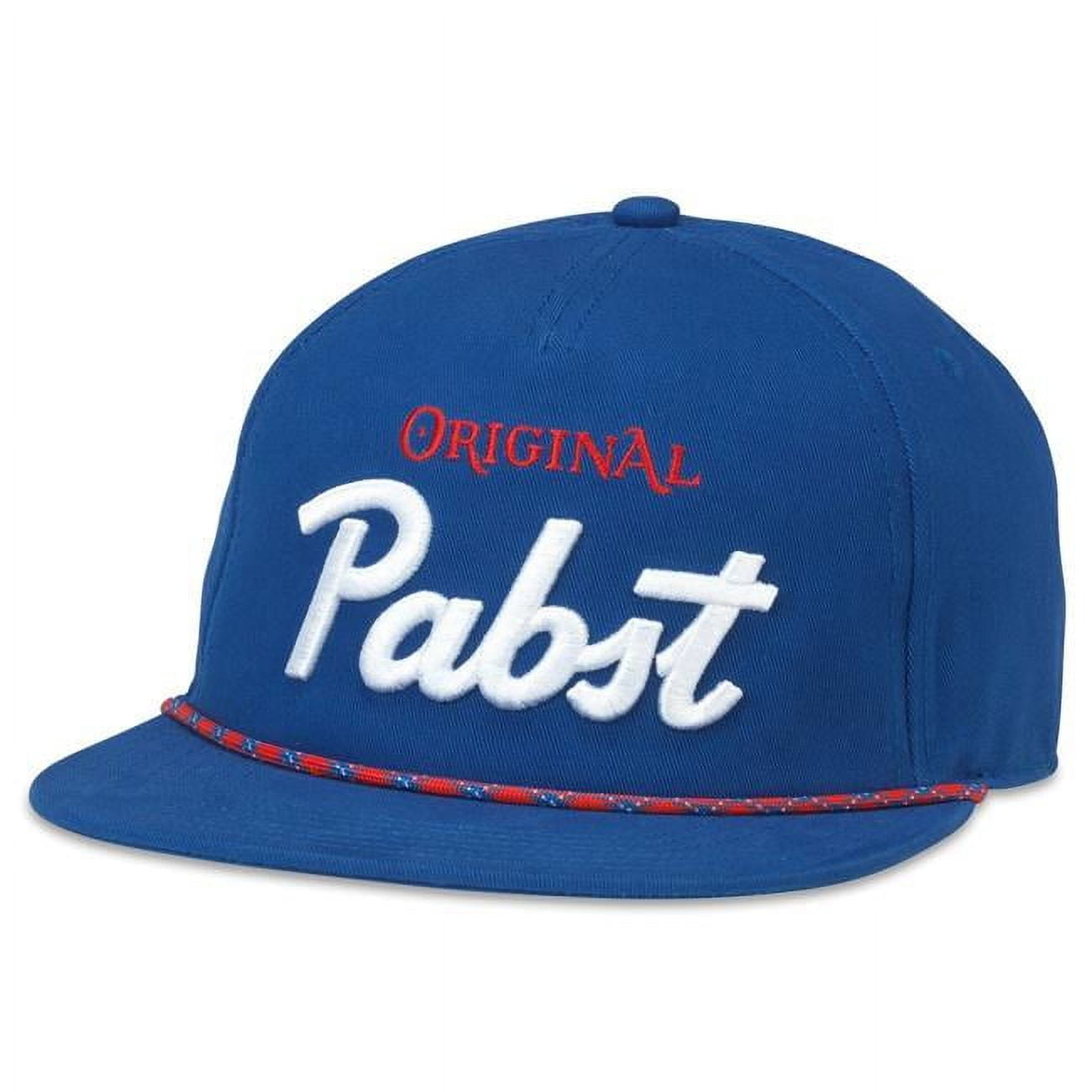 Pabst Blue Ribbon 850481 Pabst Ribbon Original Flat Bill Adjustable Hat ...