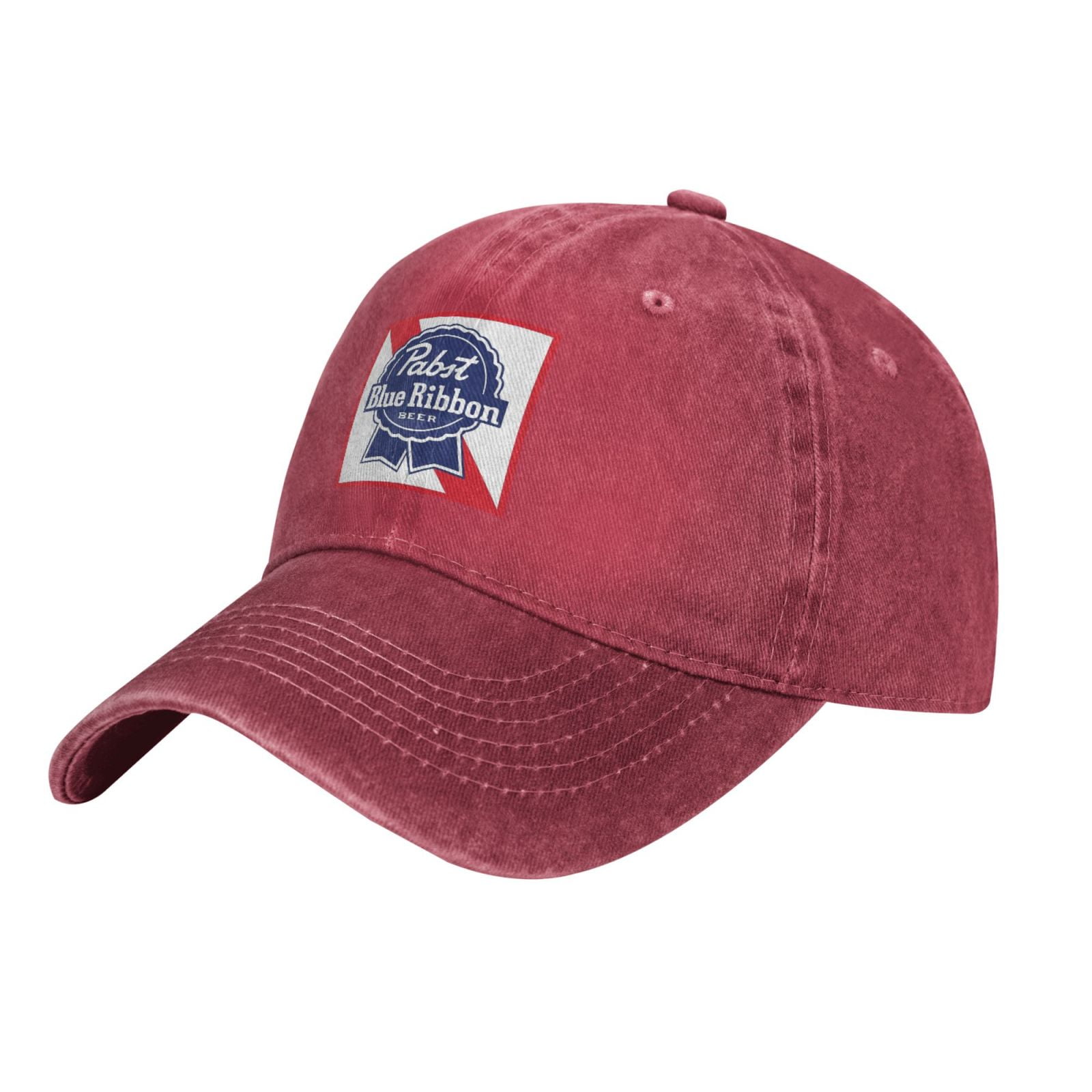 Pabst Blue Ribbon Baseball Cap Vintage Washed Distressed Cap Golf Dad ...