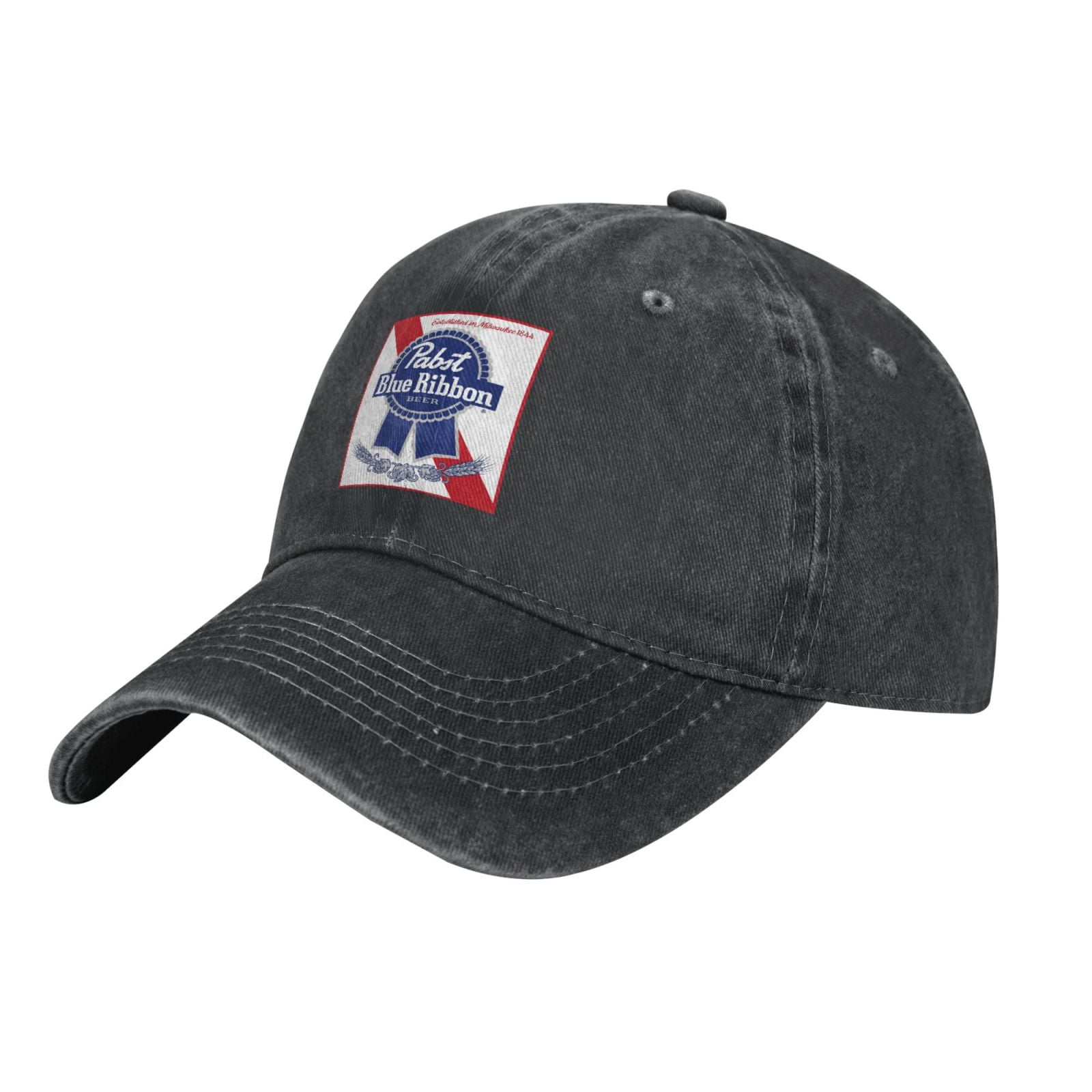 Pabst Blue Ribbon Baseball Cap Vintage Washed Distressed Cap Golf Dad ...