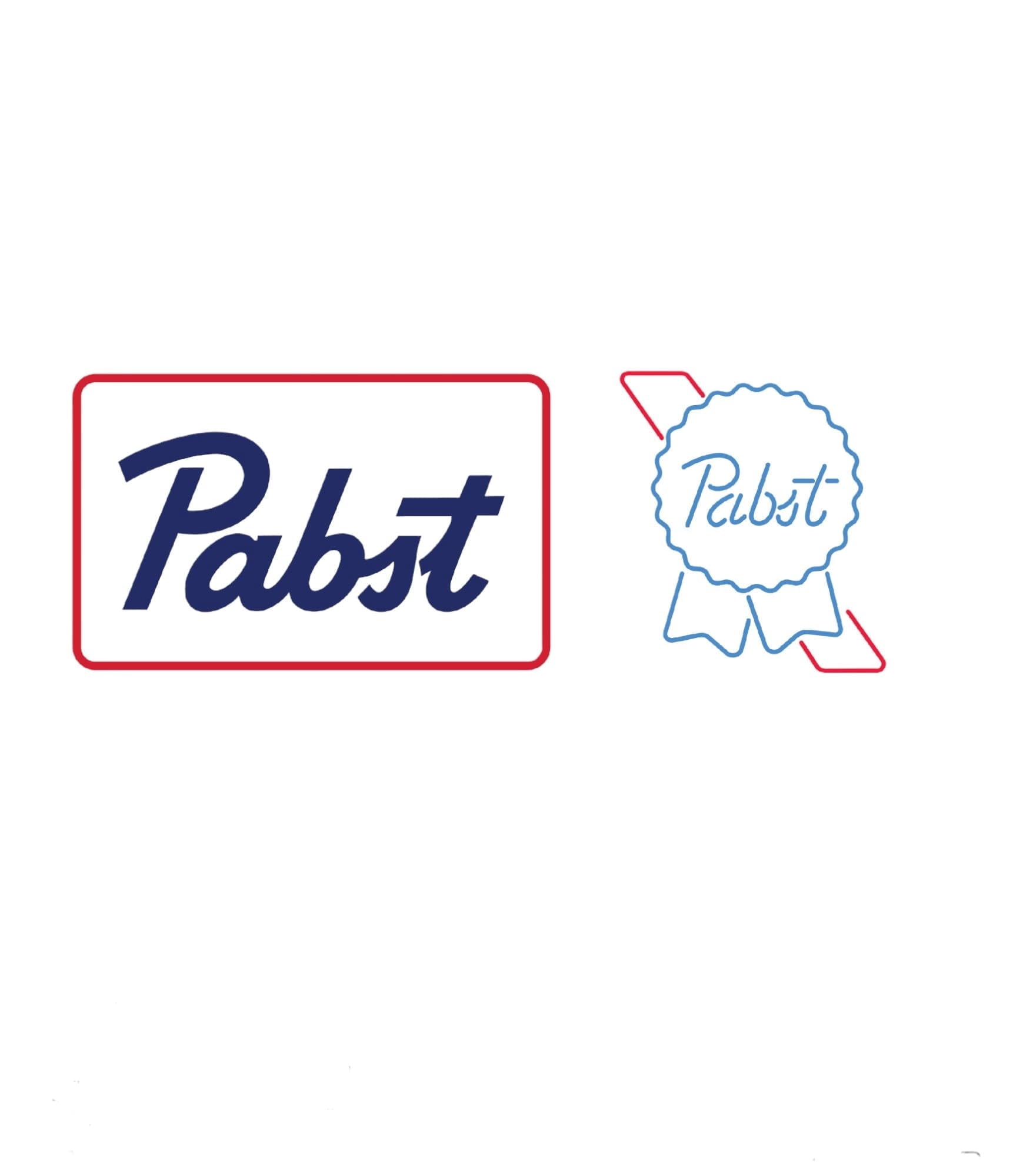 Pabst Blue Ribbon Bumper Car Sticker Set - 3 Pack (Small, Medium, Large ...