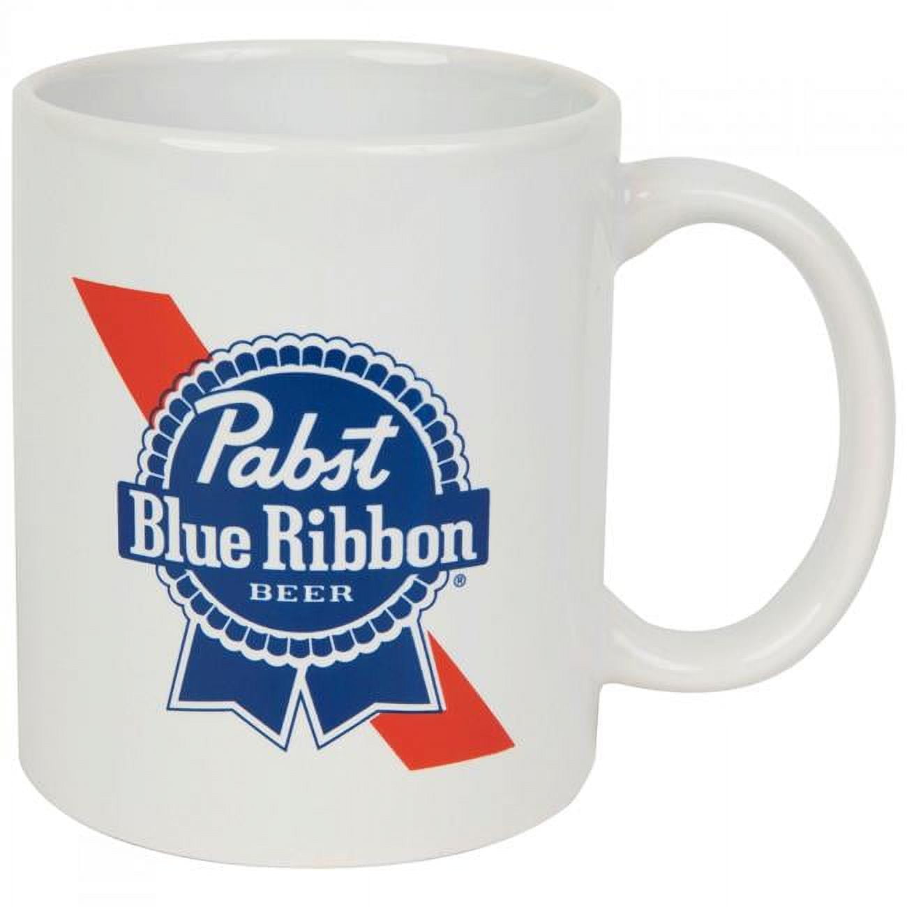 Pabst Blue Ribbon Logo 13.5oz Ceramic Mug - Walmart.com
