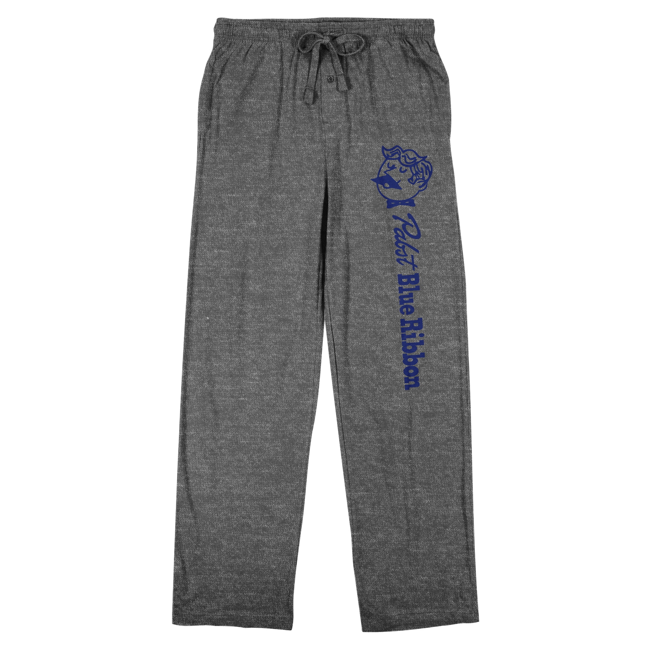Pabst Blue Ribbon Logo Men's Heather Gray Sleep Pants-Large - Walmart.com