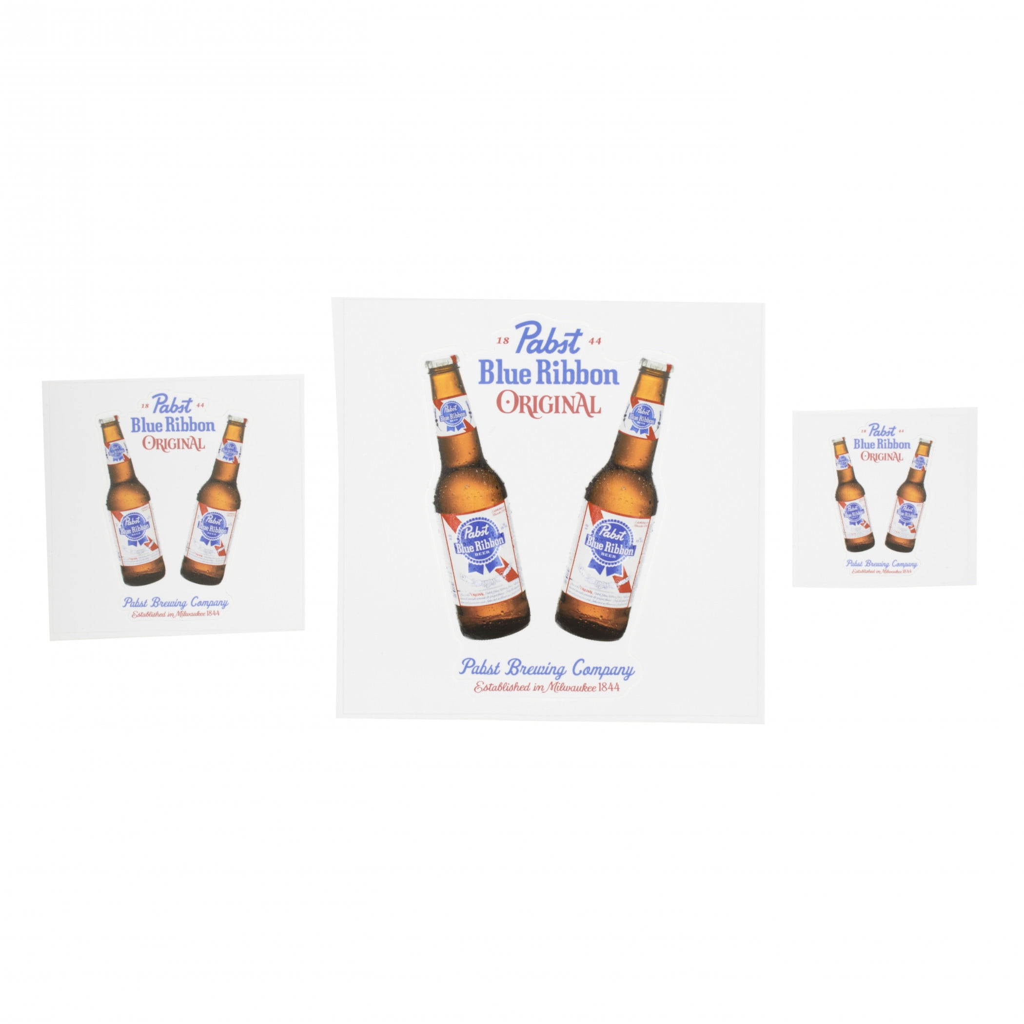 Pabst Blue Ribbon PBR Original Beers Sticker Various Sizes 3-Pack ...