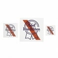 Pabst Blue Ribbon PBR Outline Sticker Various Sizes 3-Pack - Walmart.com
