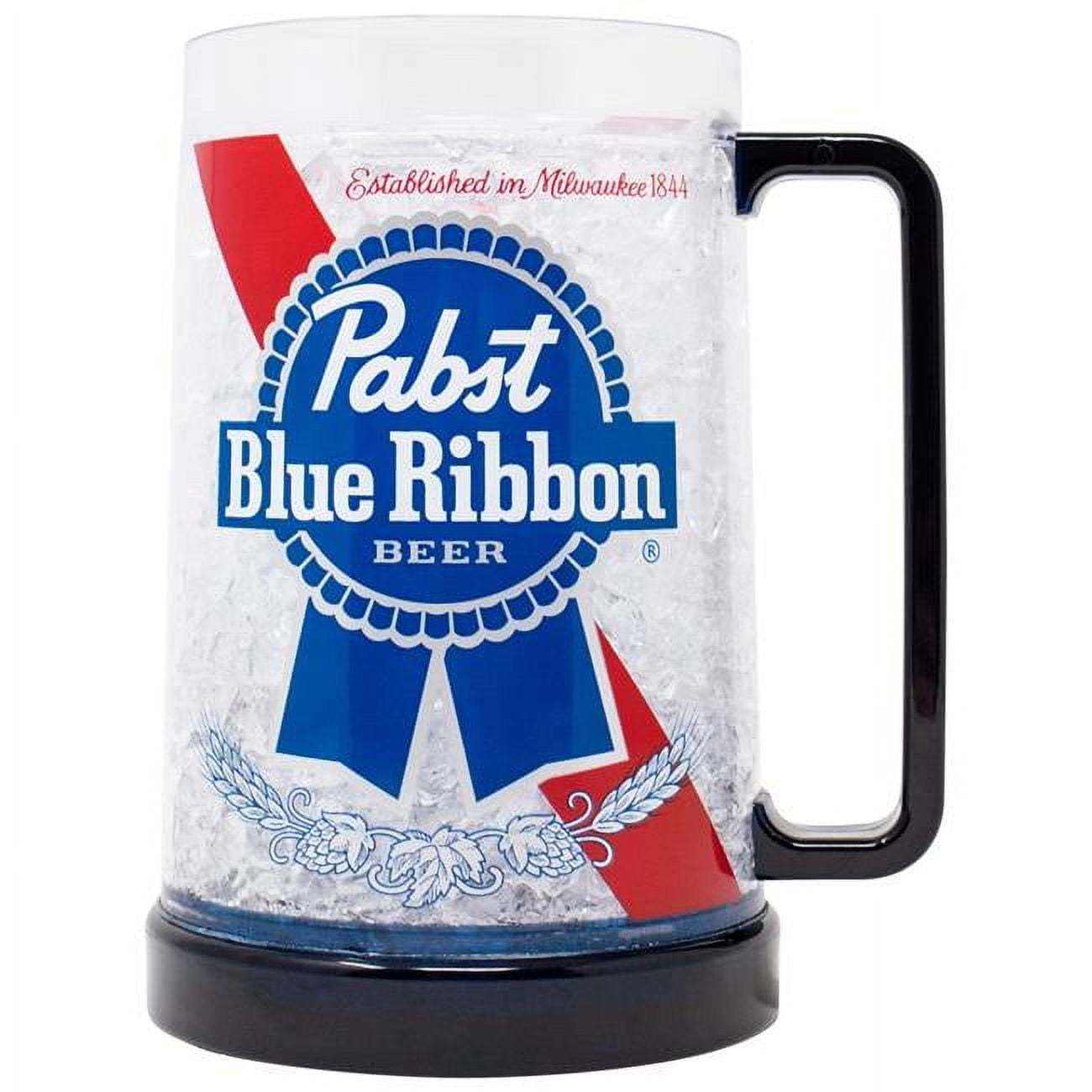 Pabst Blue Ribbon Pabst Blue Ribbon Freezeable Beer Mug - 16 oz ...