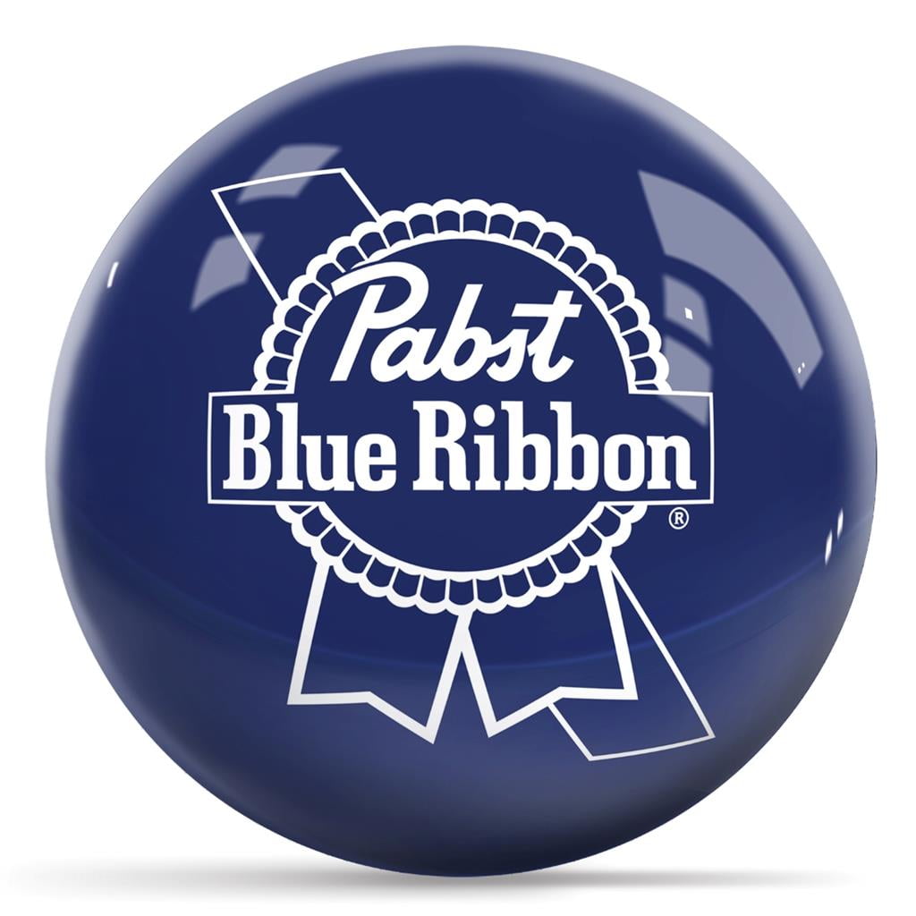 Pabst Blue Ribbon V2 Bowling Ball - Blue 12lbs - Walmart.com