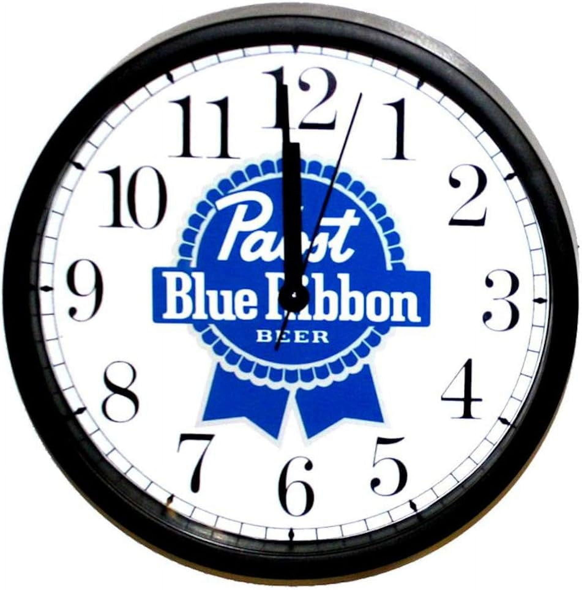 Pabst Mantel Clock, White Frame, 8.75" Diameter, 1.5" Depth - Walmart.com