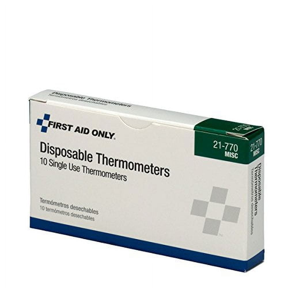 Pac-Kit 21-770 Disposable Thermometer (Box of 10) - Walmart.com