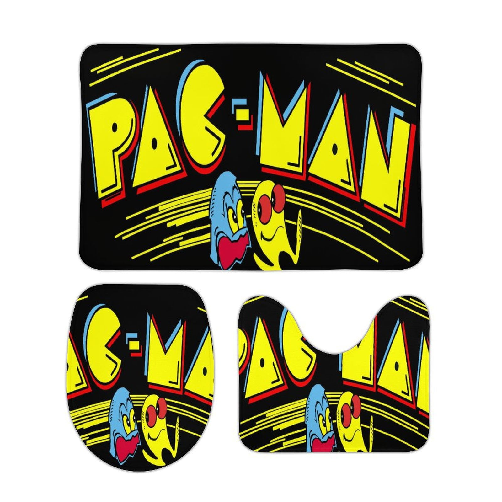 Pac_Man American Horror Stories Anime Coral Velvet Floor Mat Three Sets ...