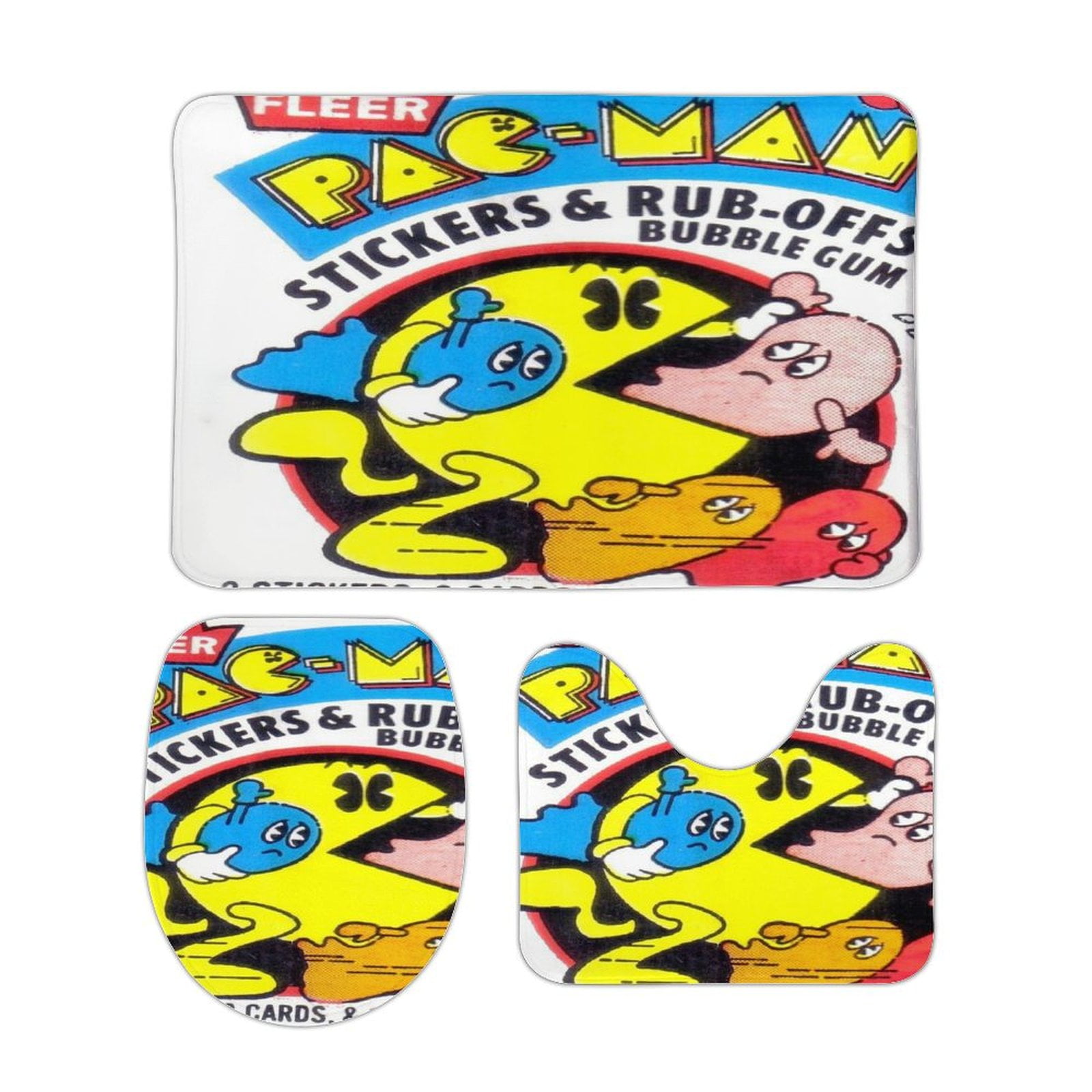 Pac_Man American Horror Stories Anime Coral Velvet Floor Mat Three Sets ...