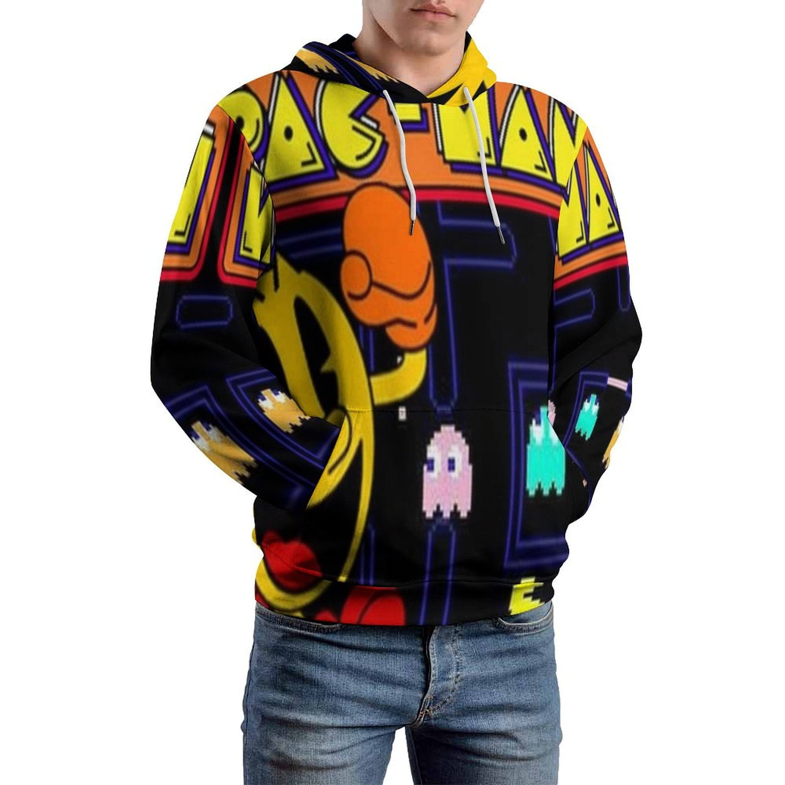 Pac_Man American Horror Stories Unisex Anime Hoodie Pullover Hooded ...