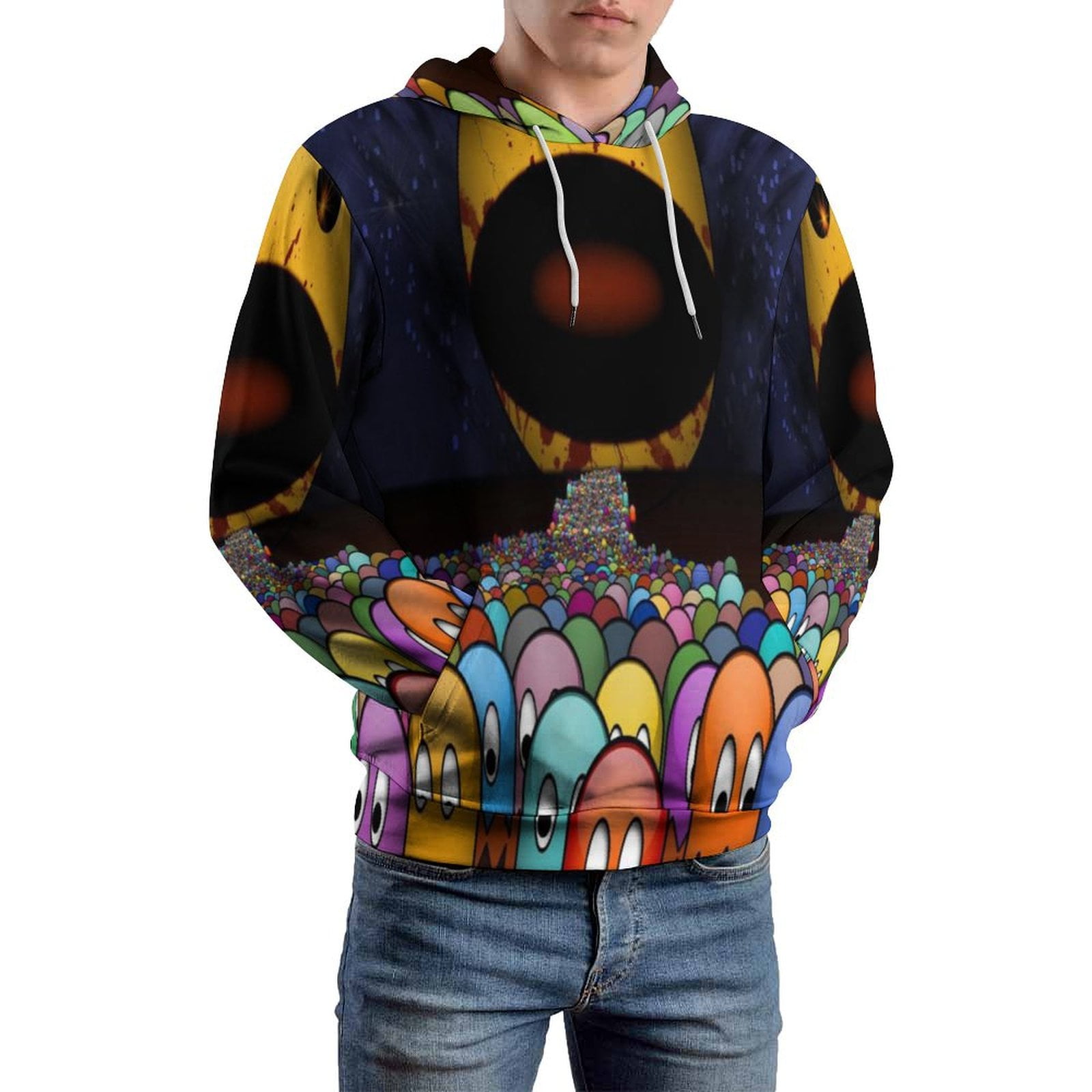 Pac_Man American Horror Stories Unisex Anime Hoodie Pullover Hooded ...