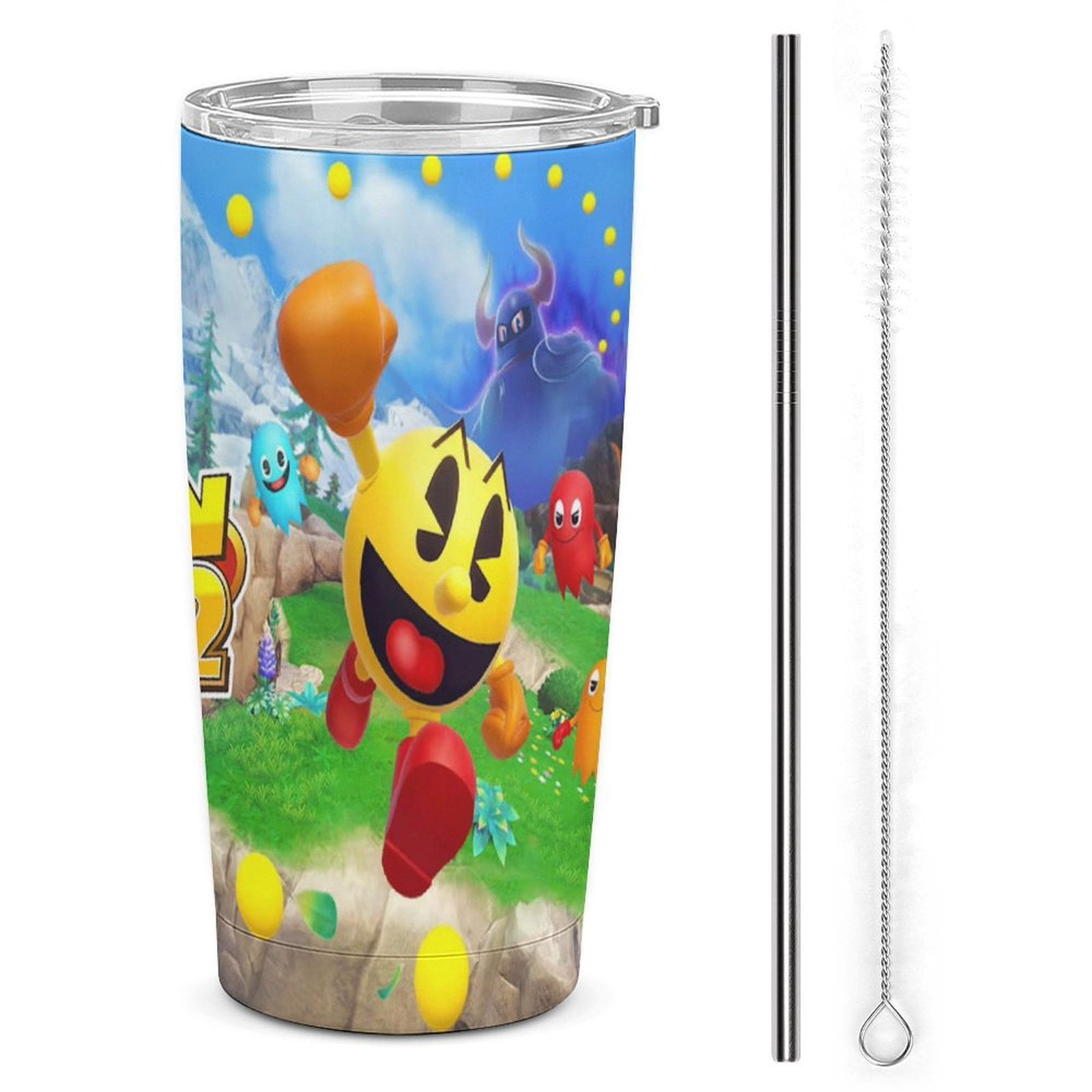 Pac-Man And The Ghostly Adventures Stainless Steel Car Cup Daily ...
