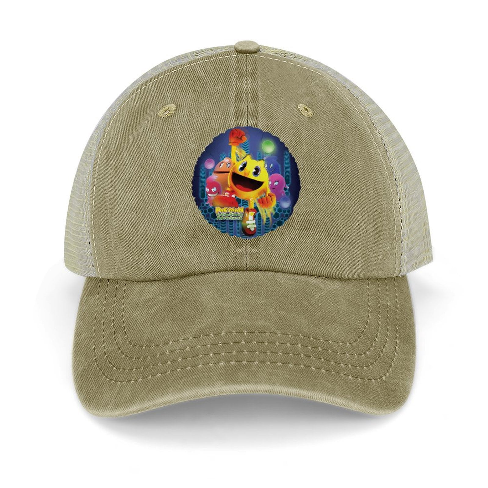Pac_Man Anime Structured Cotton Baseball Cap with Adjustable Closure ...