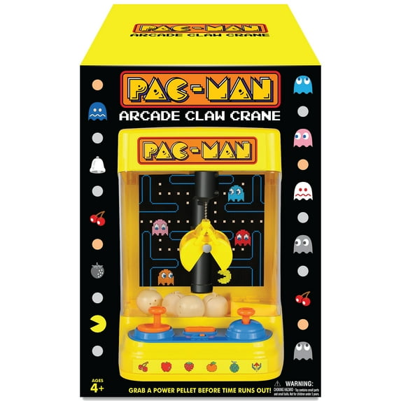 Pac-Man: Arcade Claw Crane - Core Series, Lights-Sounds Tabletop Game ...