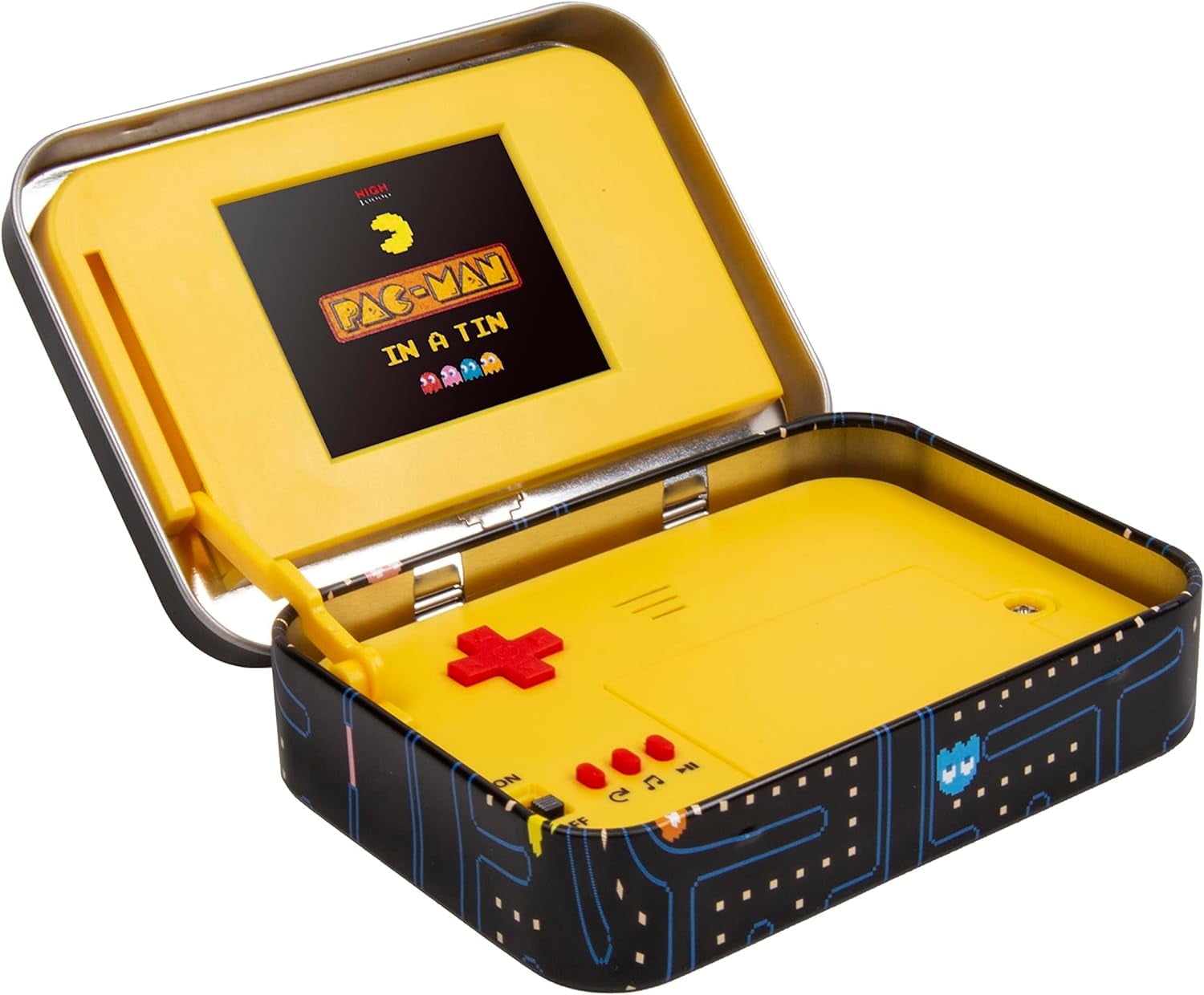 Pac-Man Arcade in a Tin Color 8-Bit Game with 4” Screen Pac Man ...