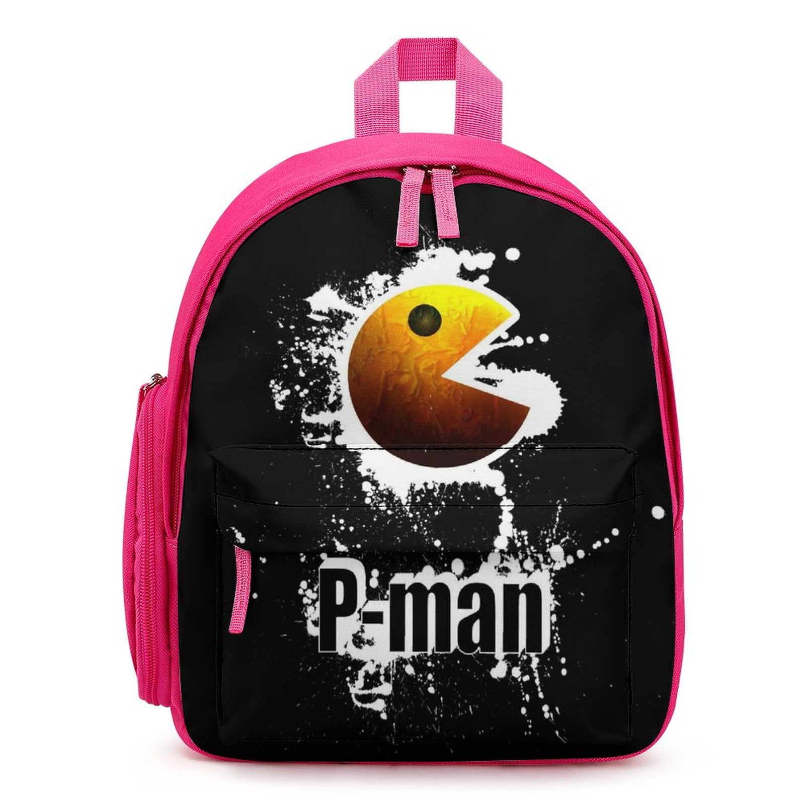 Pac-Man Backpack Adjustable Schoolbag Bookbag Daypack Lightweight ...